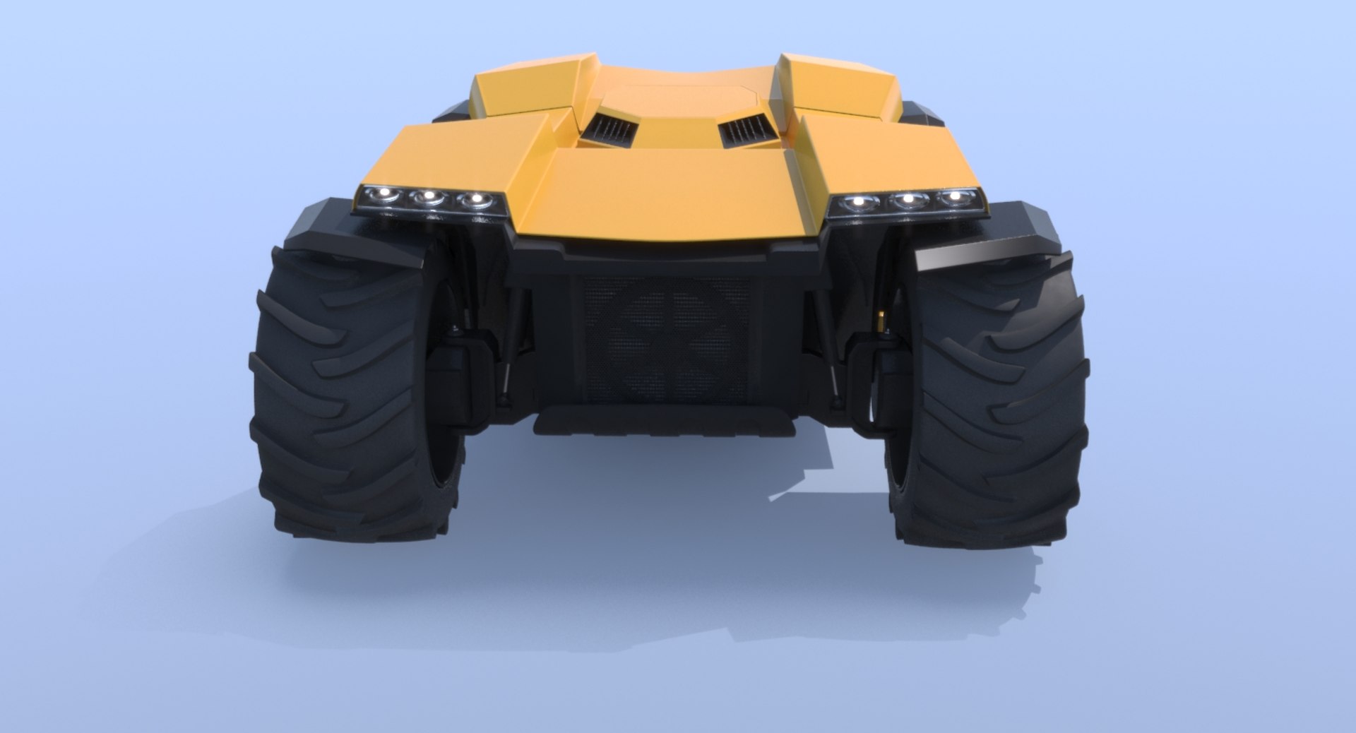 3d Model Robotic Tractor Greenbot