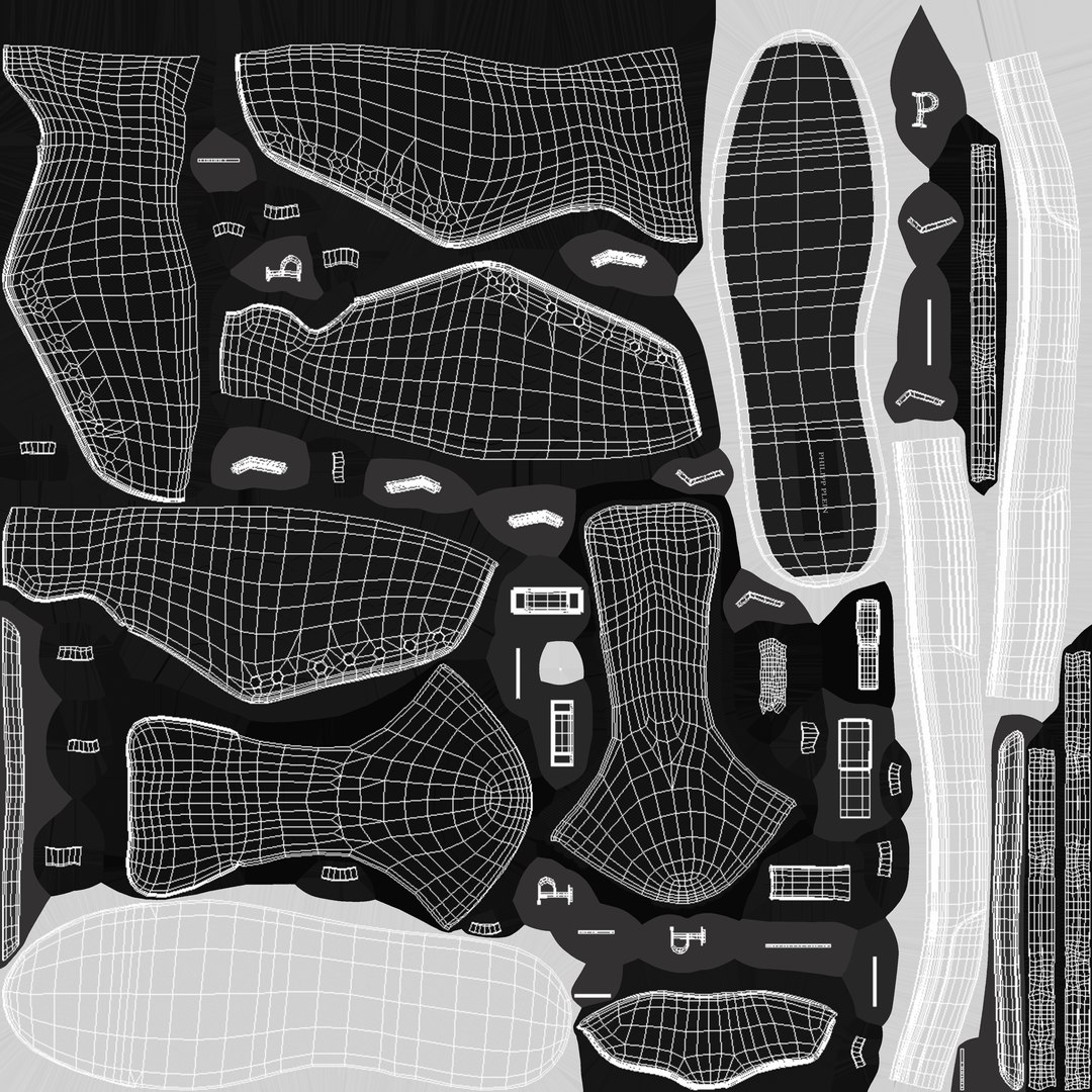 3D Sneakers Philipp Plein Python Lo-Top Black - TurboSquid 2112318