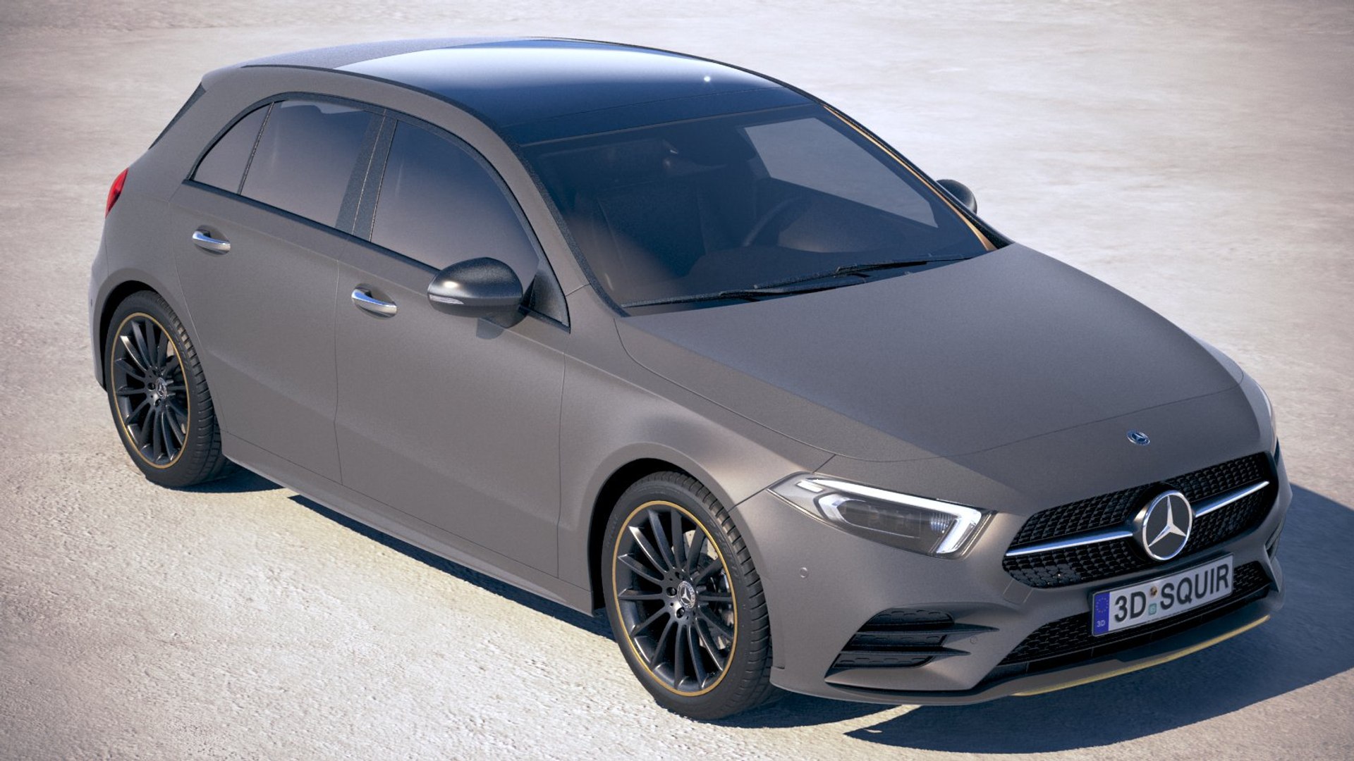 3D Model Mercedes A-class 2019 - TurboSquid 1261602