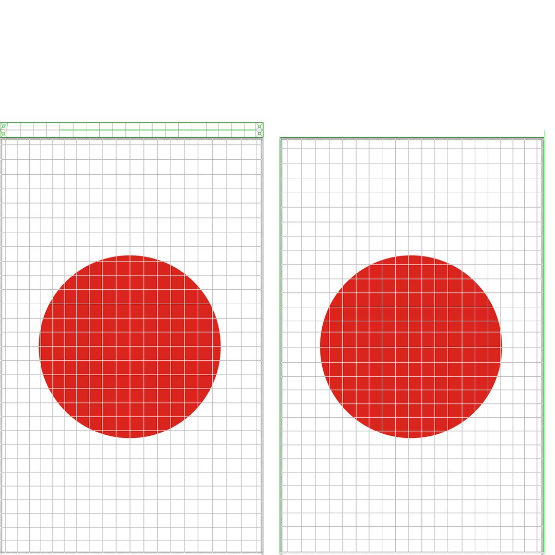 japan flag modeled 3d 3ds