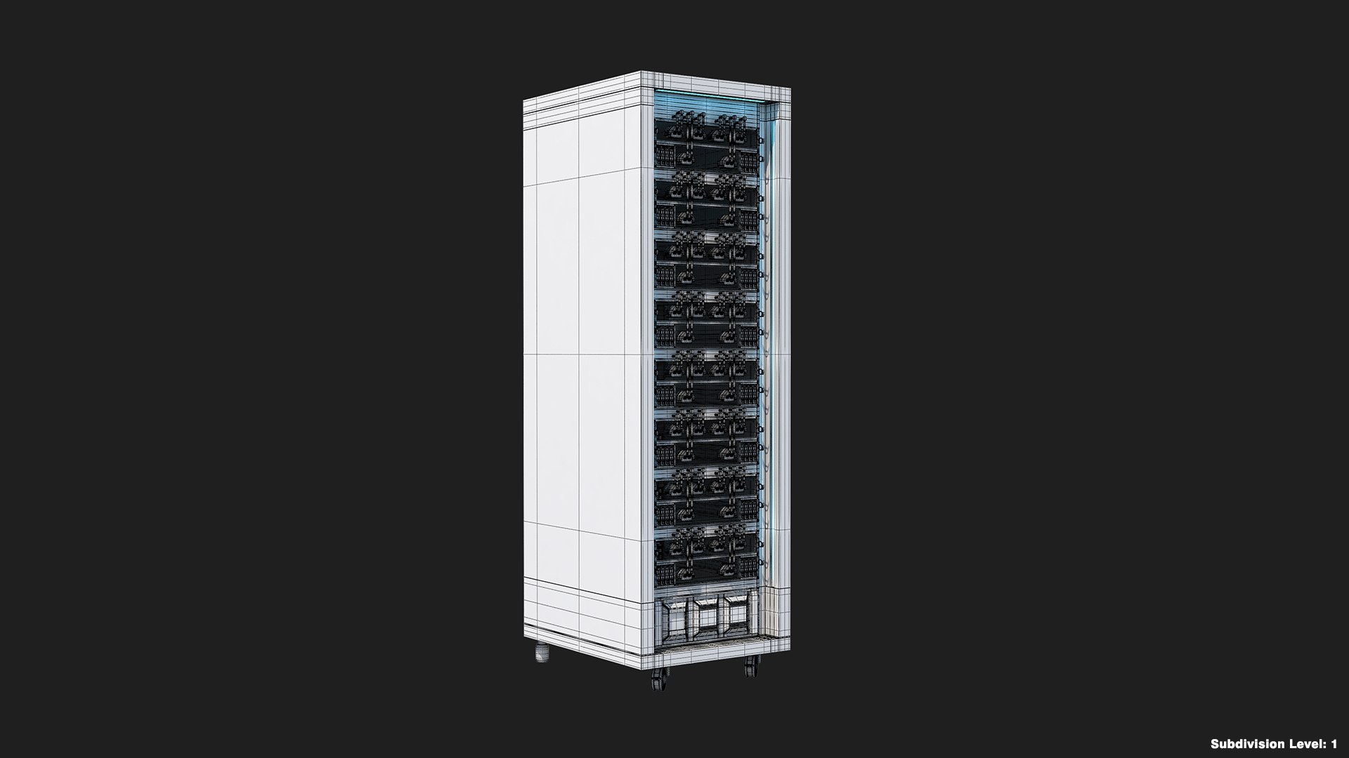 3D AI Server Rack - TurboSquid 2279237