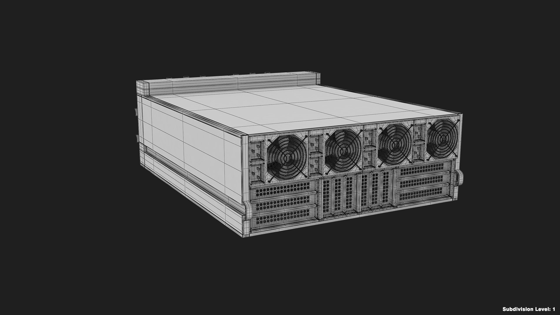 3D AI Server Rack - TurboSquid 2279237