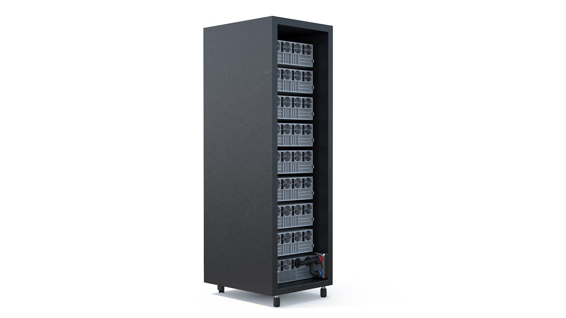 3D AI Server Rack - TurboSquid 2279237