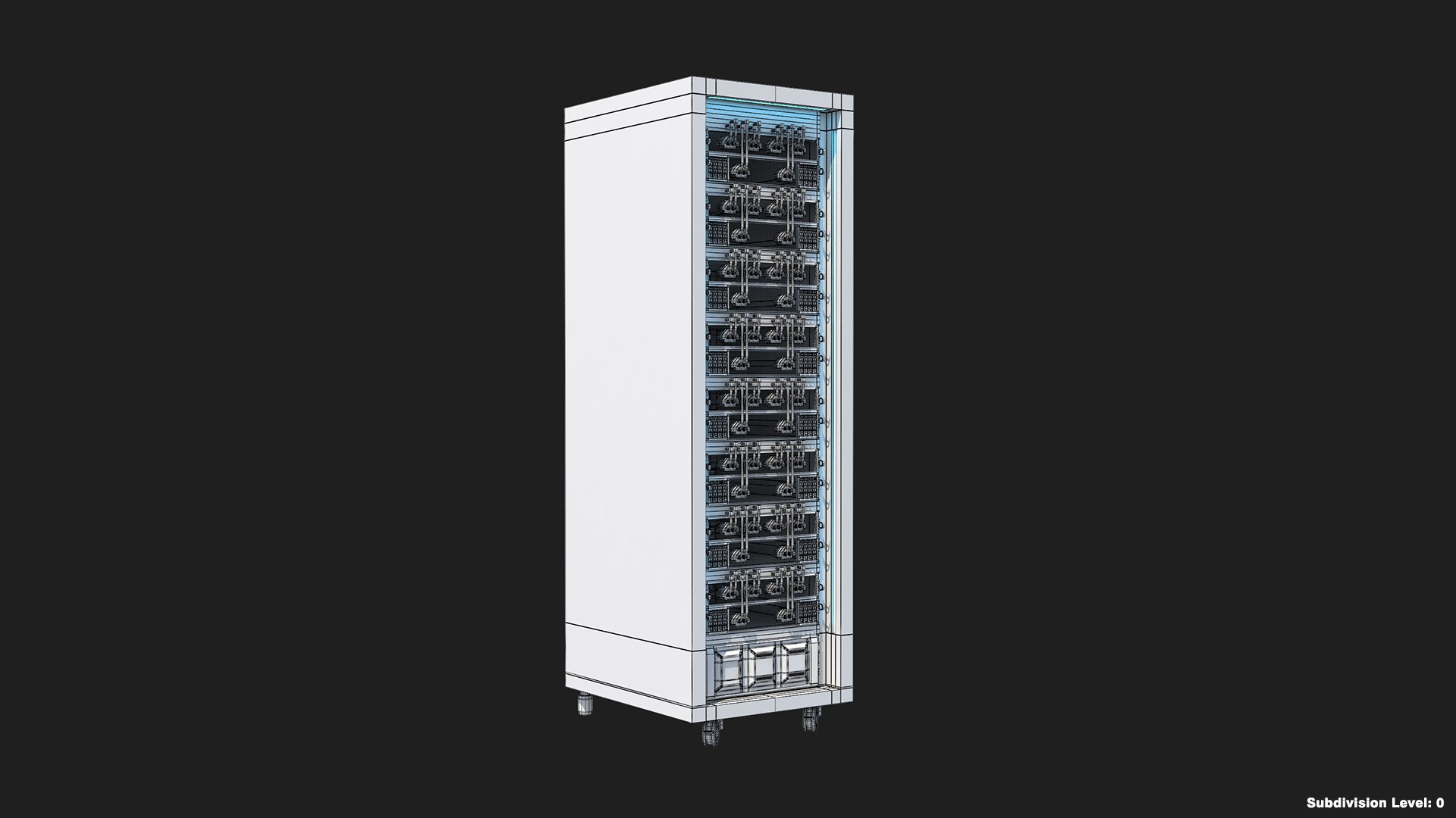 3D AI Server Rack - TurboSquid 2279237