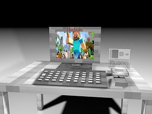 Computer Minecraft 3D Models for Download | TurboSquid