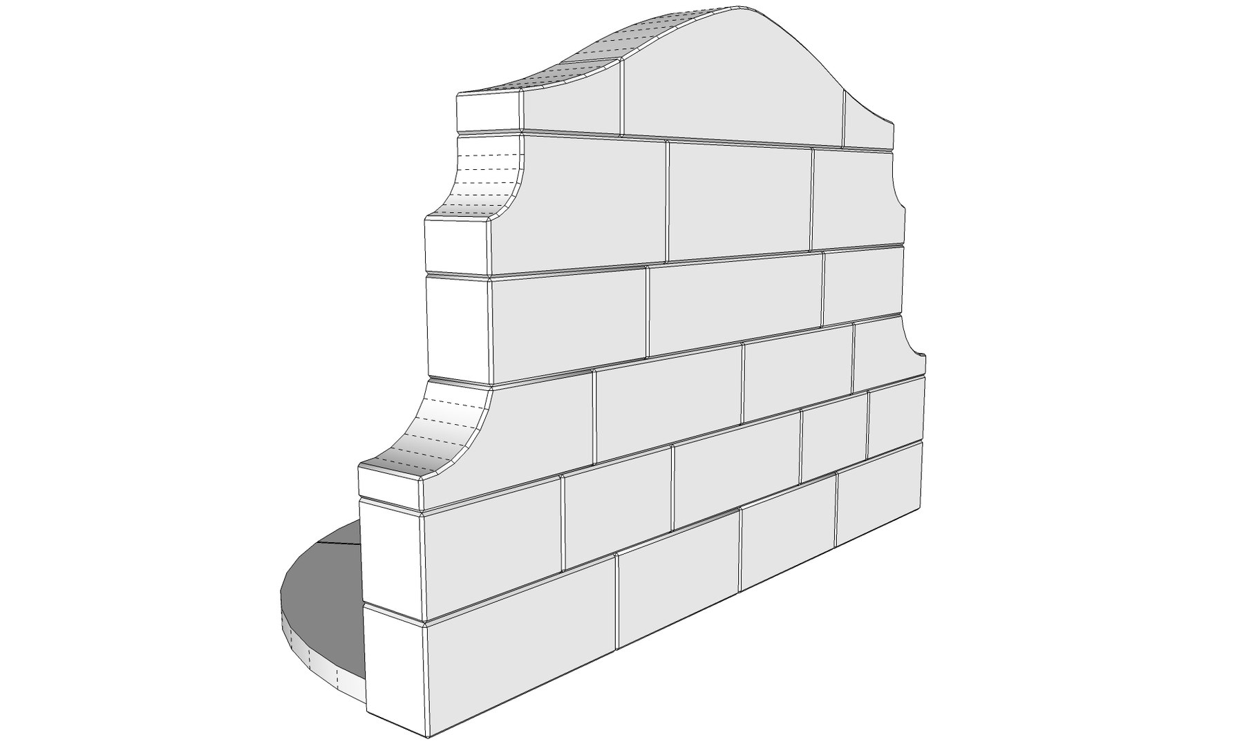 3D Wall Fountain - TurboSquid 2095628