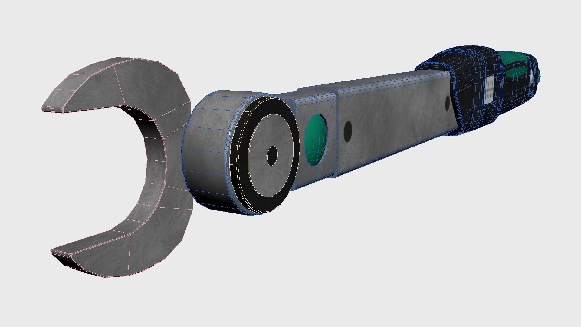 Torque Wrench Ratchet 3D Model - TurboSquid 2203349