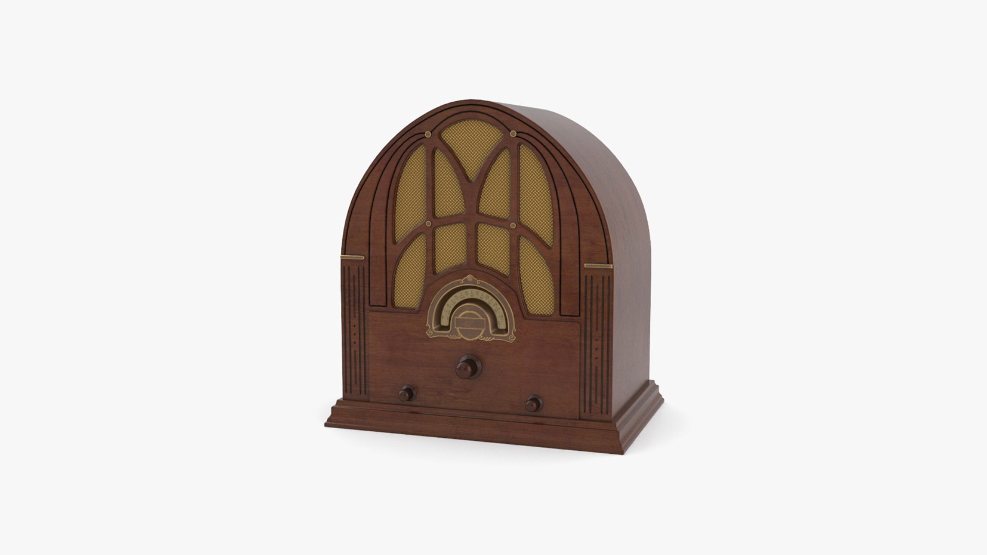 Antique Radio Modelo 3D - TurboSquid 2000957