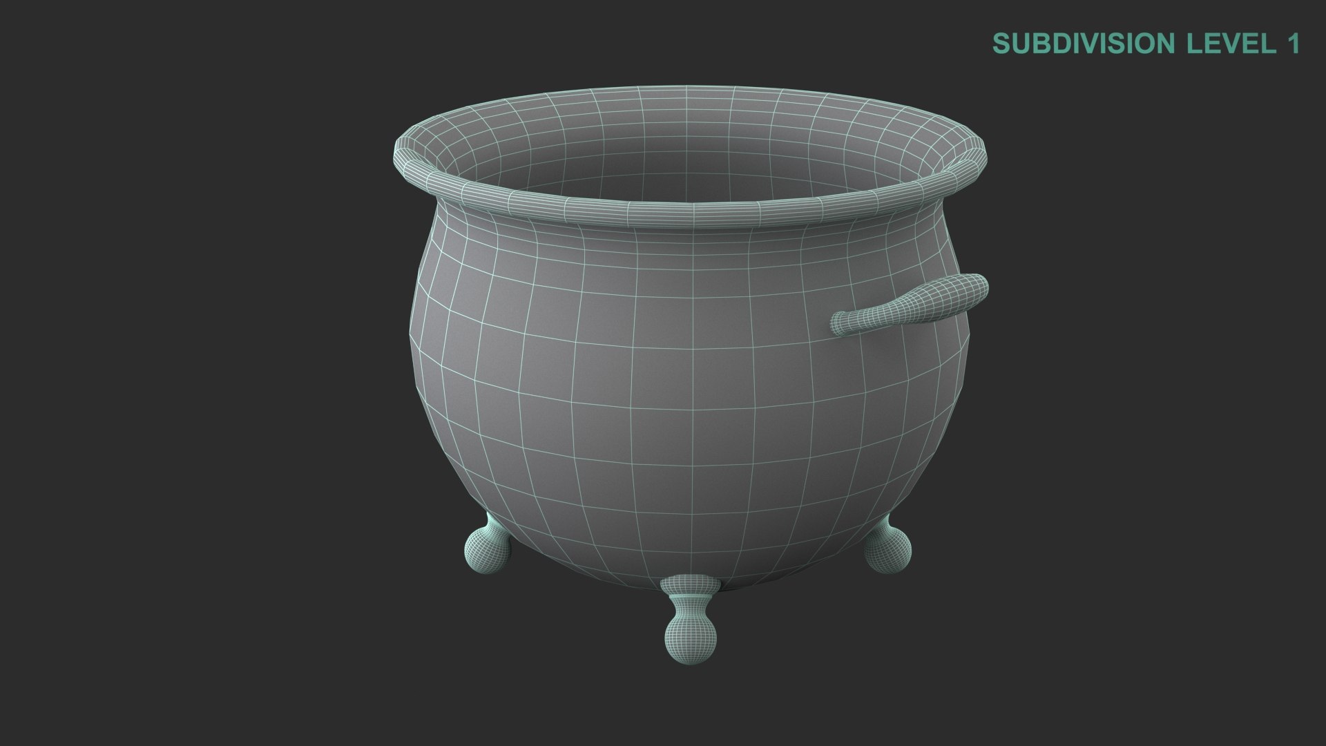 Caldron 3D model - TurboSquid 2046355