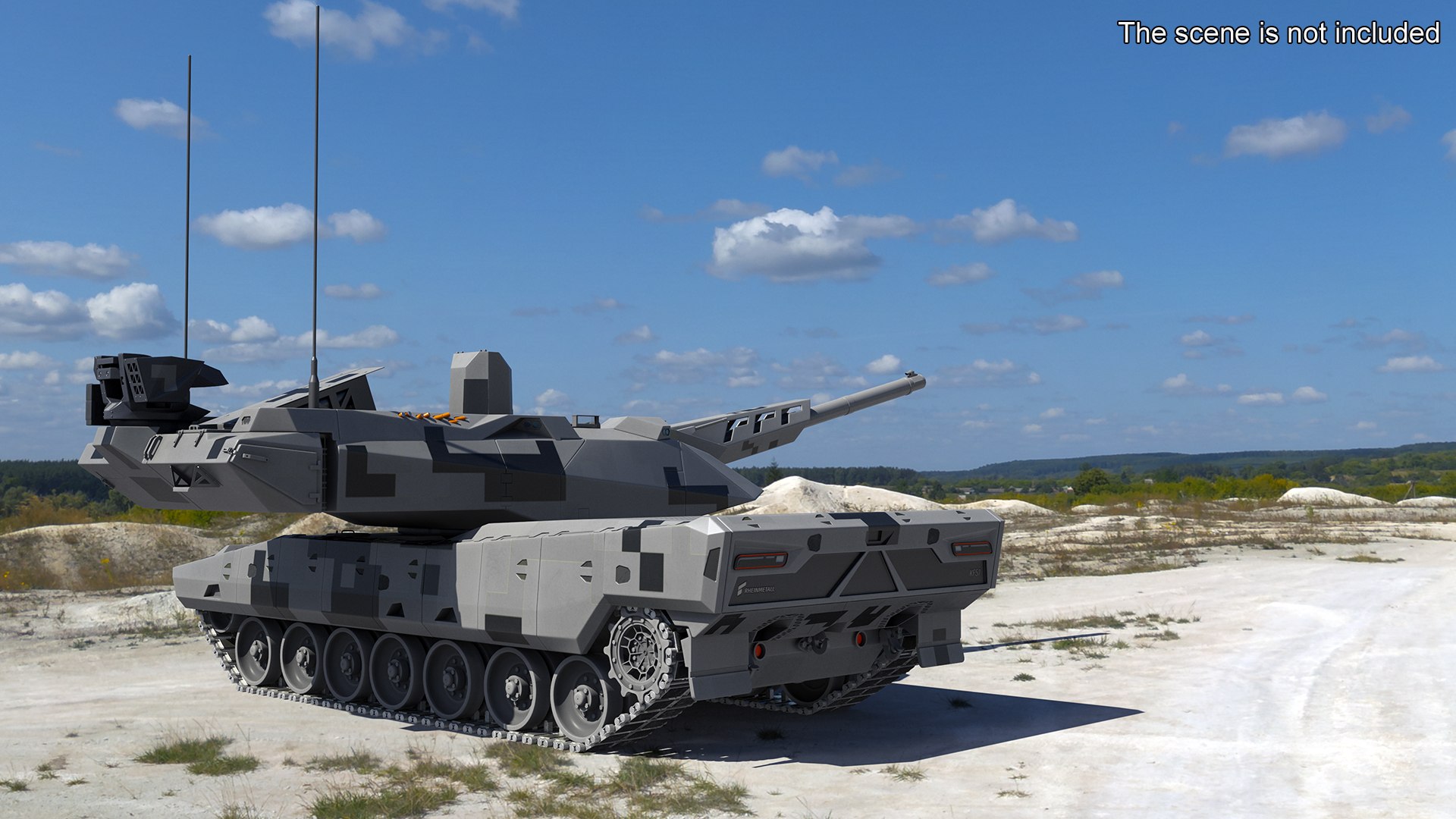 KF 51 Panther Main Battle Tank 3D Model - TurboSquid 2288480