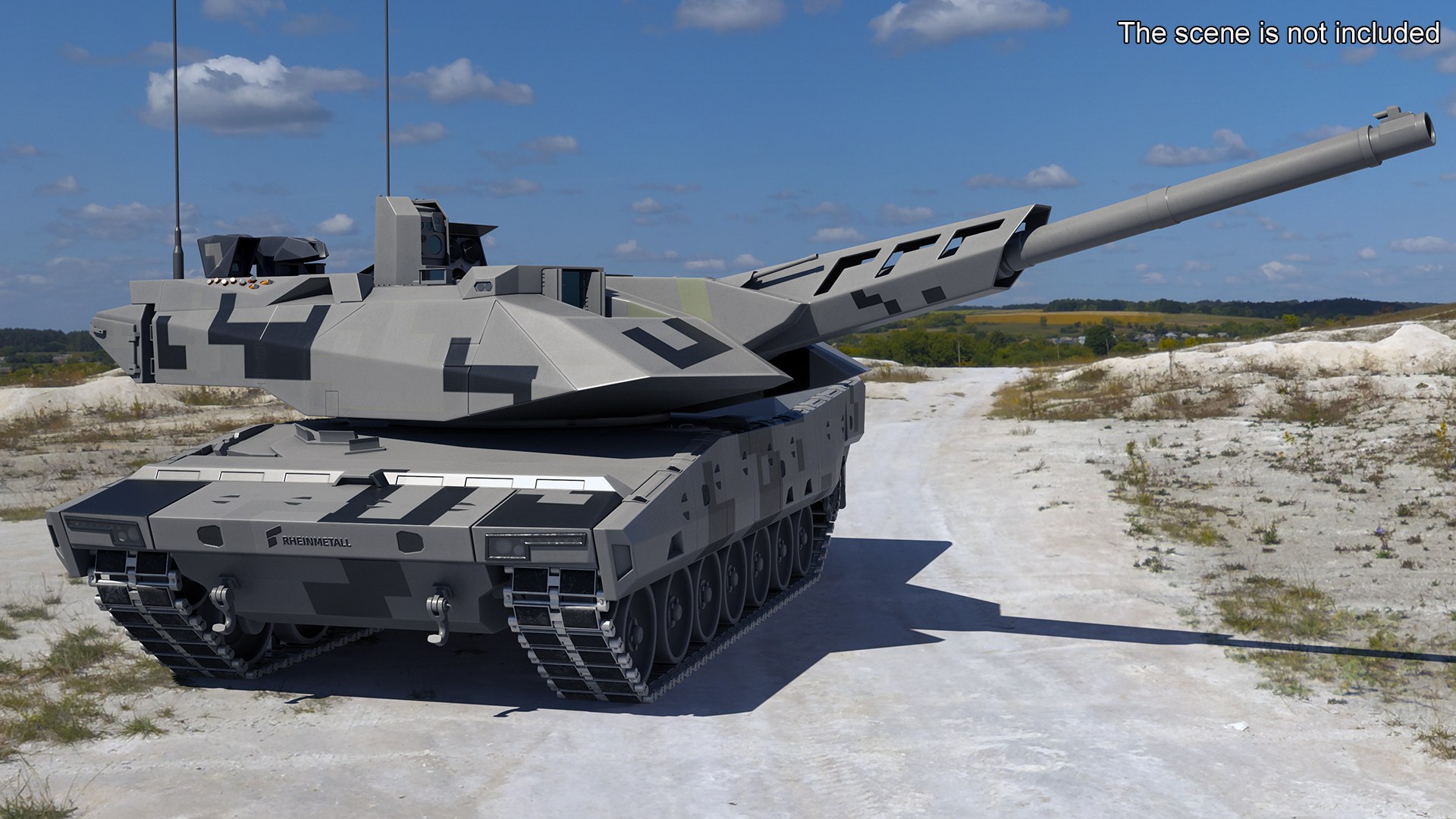 KF 51 Panther Main Battle Tank 3D Model - TurboSquid 2288480