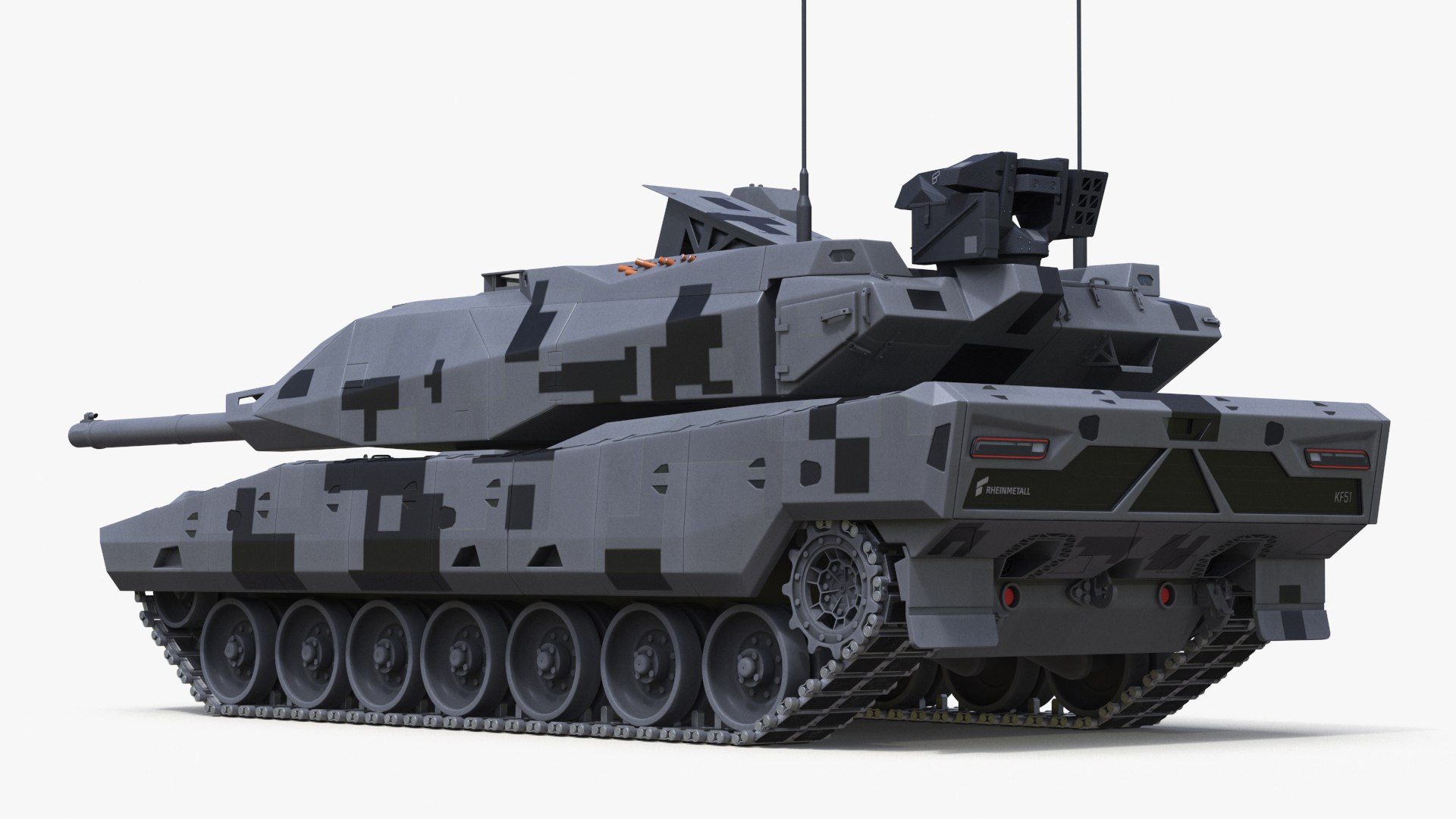 KF 51 Panther Main Battle Tank 3D Model - TurboSquid 2288480