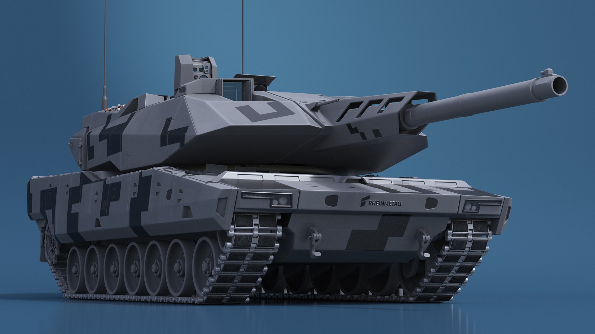 KF 51 Panther Main Battle Tank 3D Model - TurboSquid 2288480