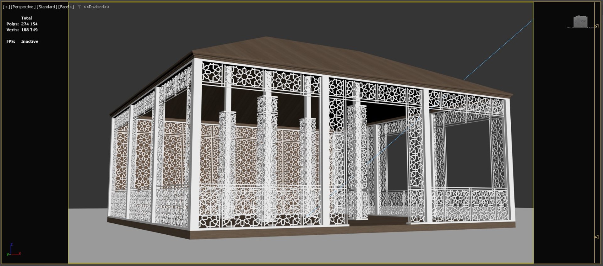 Gazebo 3D Model - TurboSquid 2073418