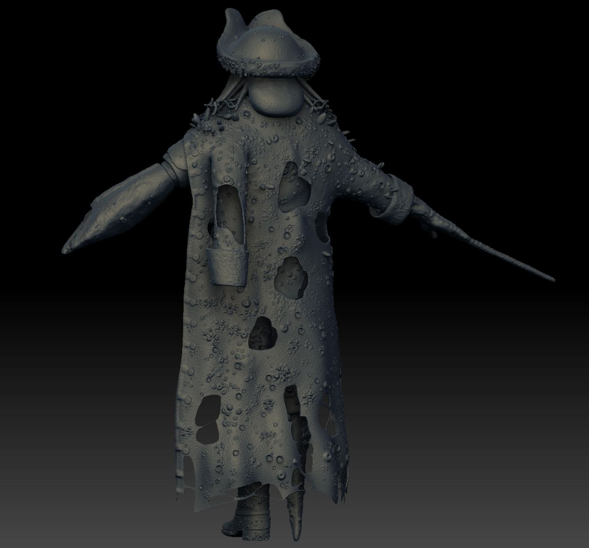DAVY JONES - FULLY RIGGED 3D Model - TurboSquid 2137866