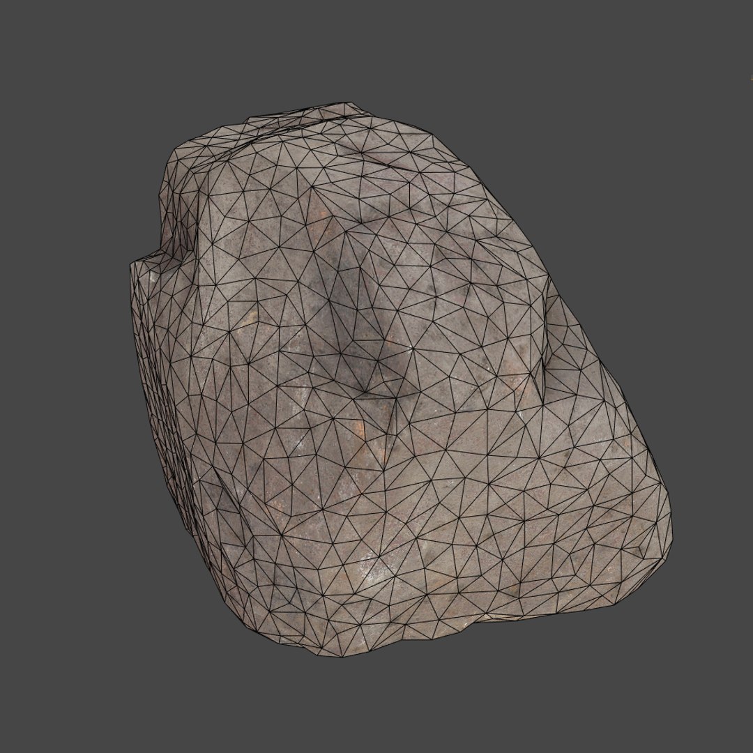 3d model stone scan