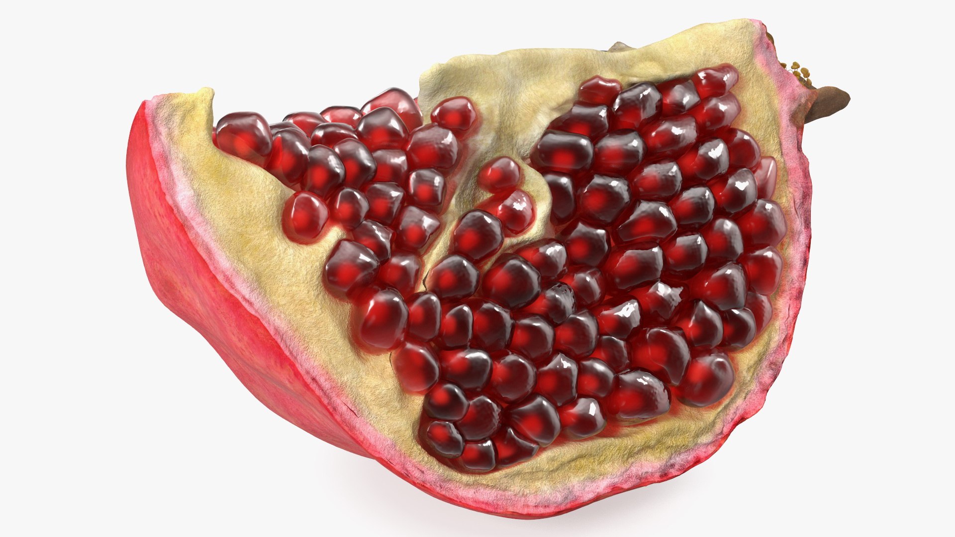 3D Slice Pomegranate - TurboSquid 2148889