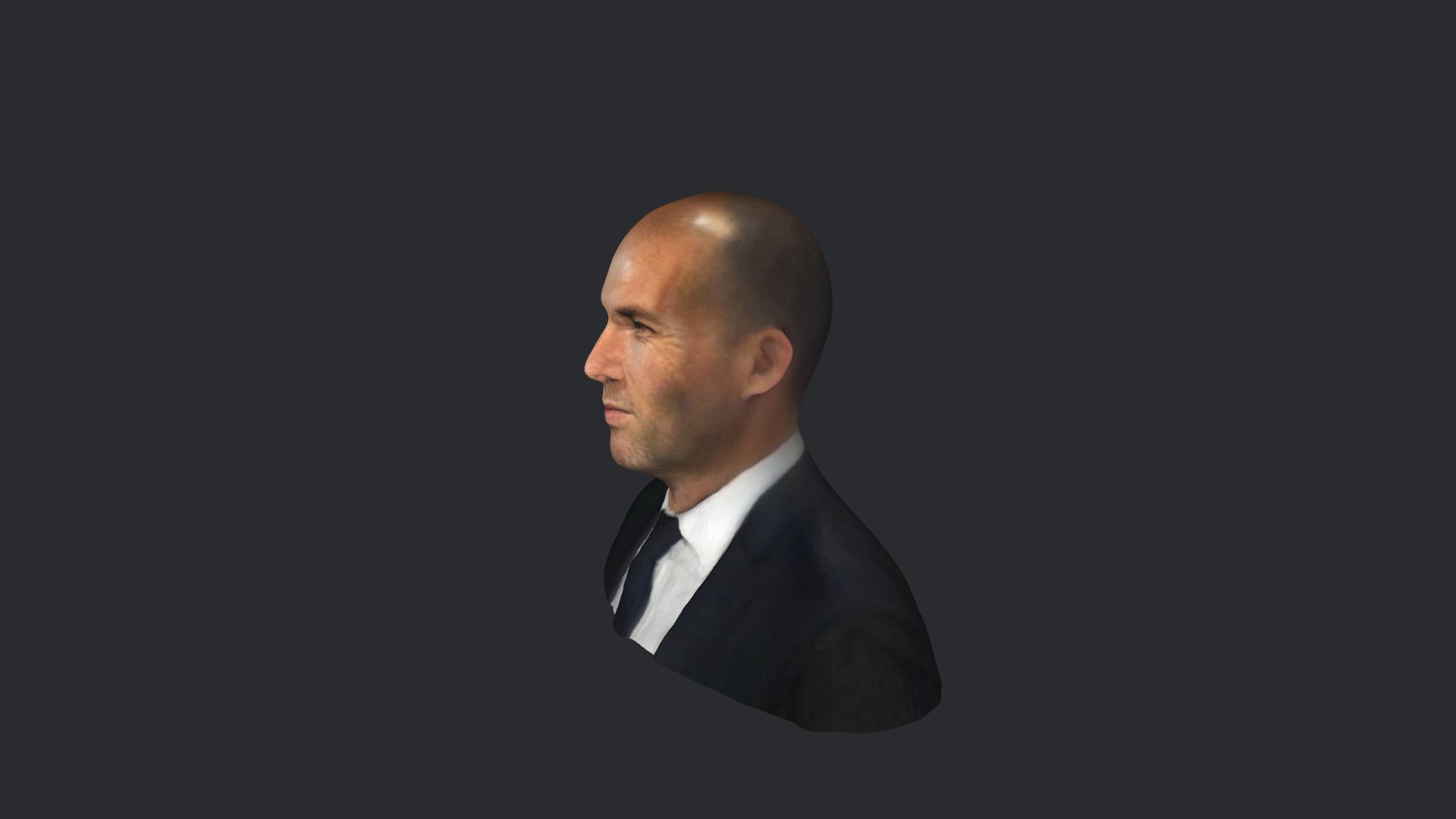 Zinedine Zidane- Realistic Bust Head Ready 3d Model Model - TurboSquid ...