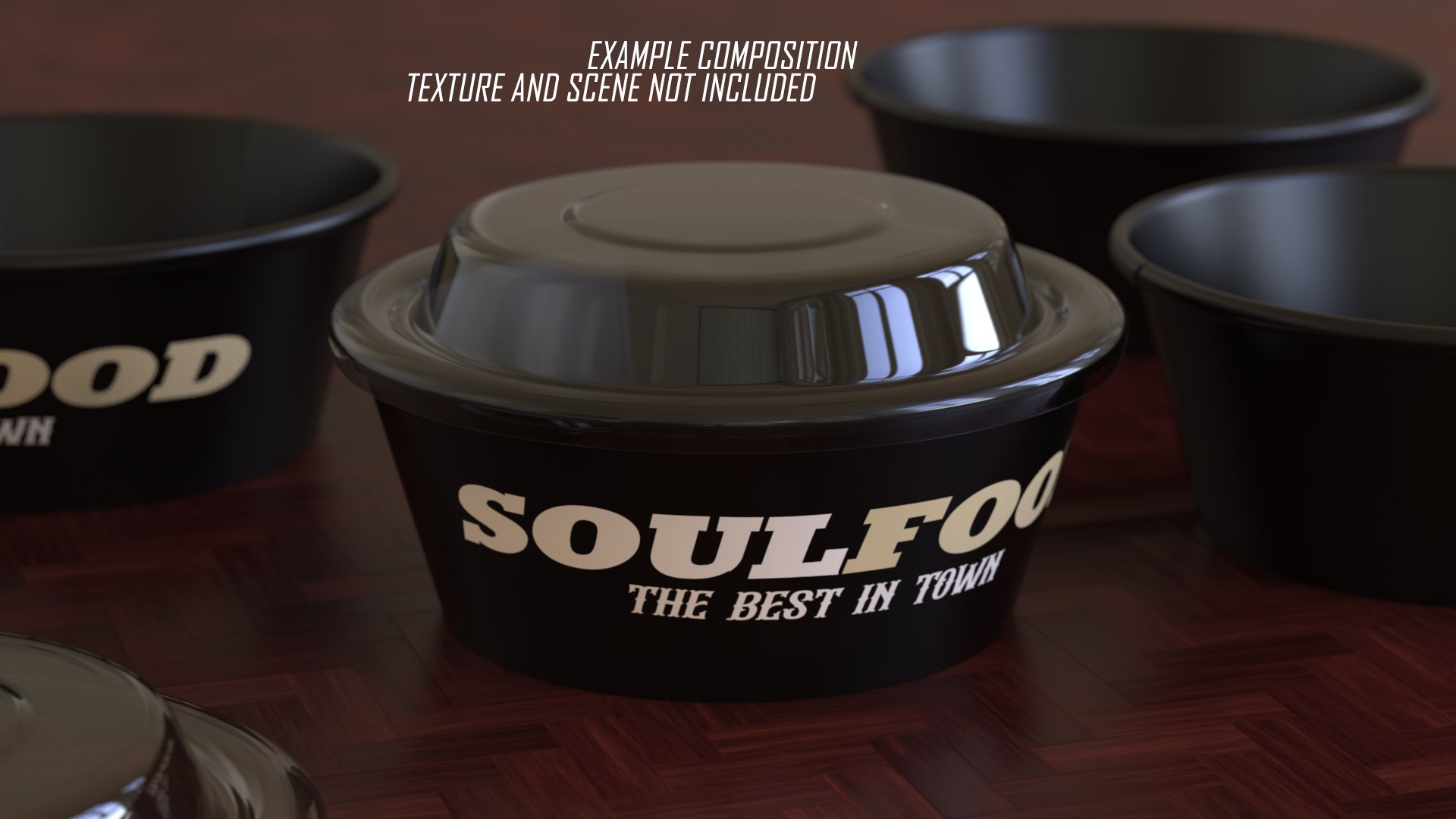 3D Model Circular FoodBox - TurboSquid 2386955