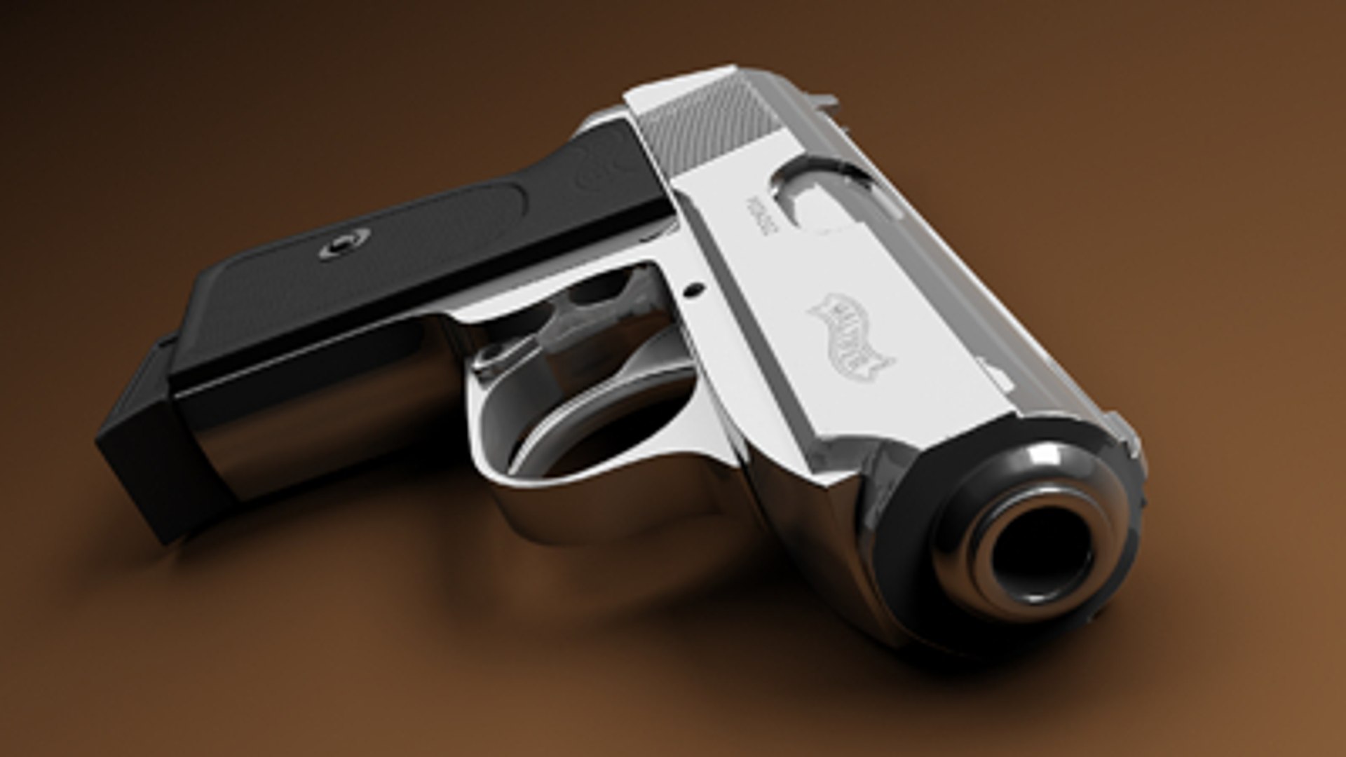 3d Model Walther Gun