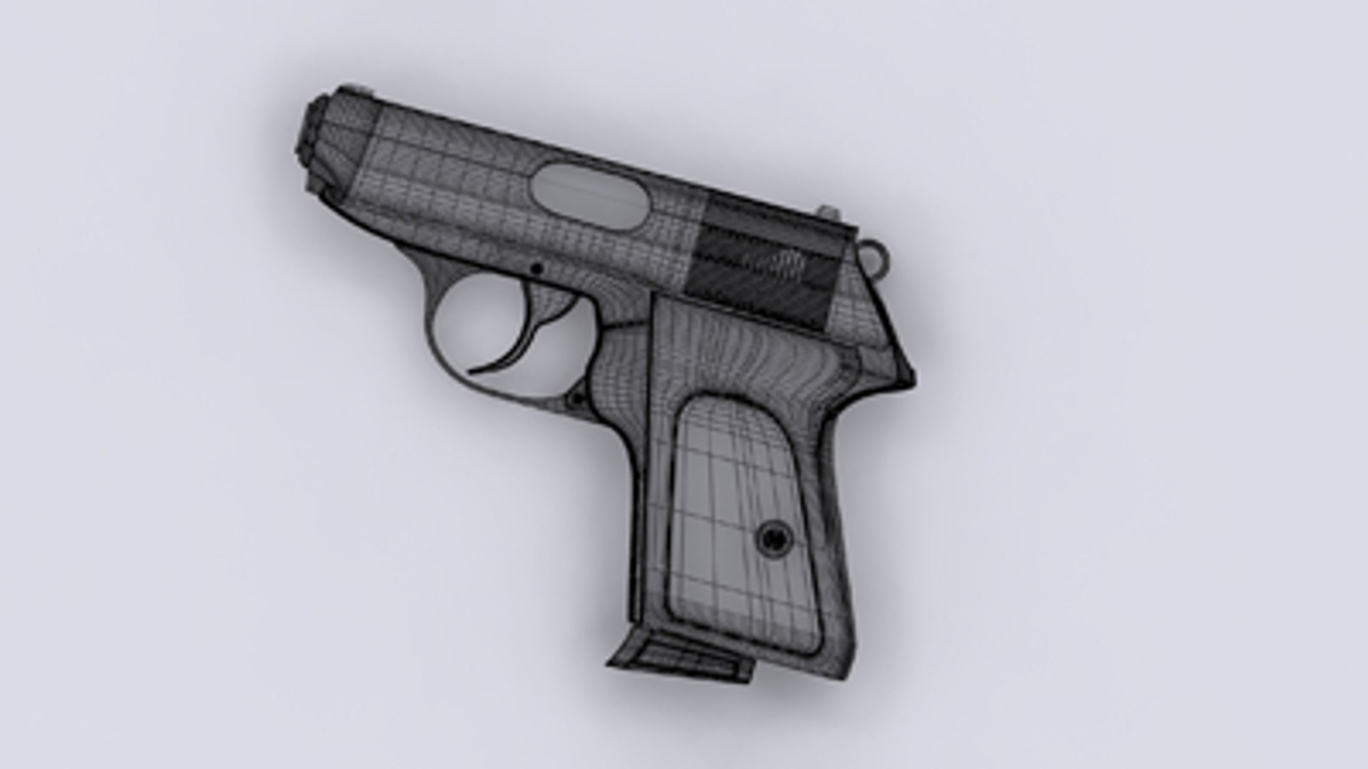 3d Model Walther Gun