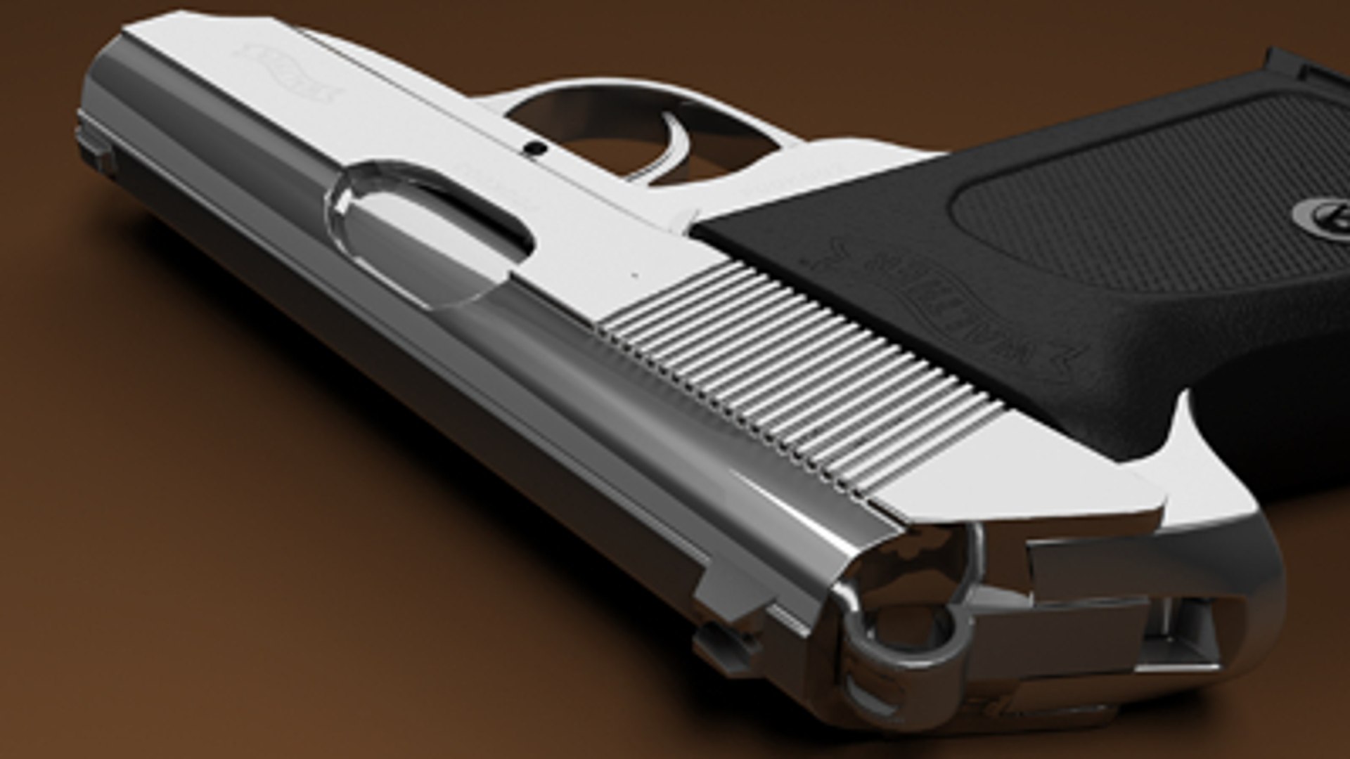 3d Model Walther Gun