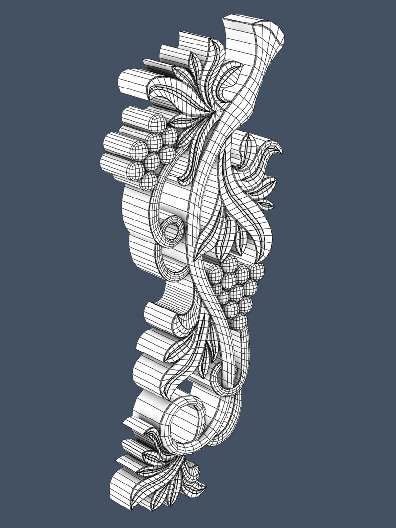 Decorative Scroll 3d Max