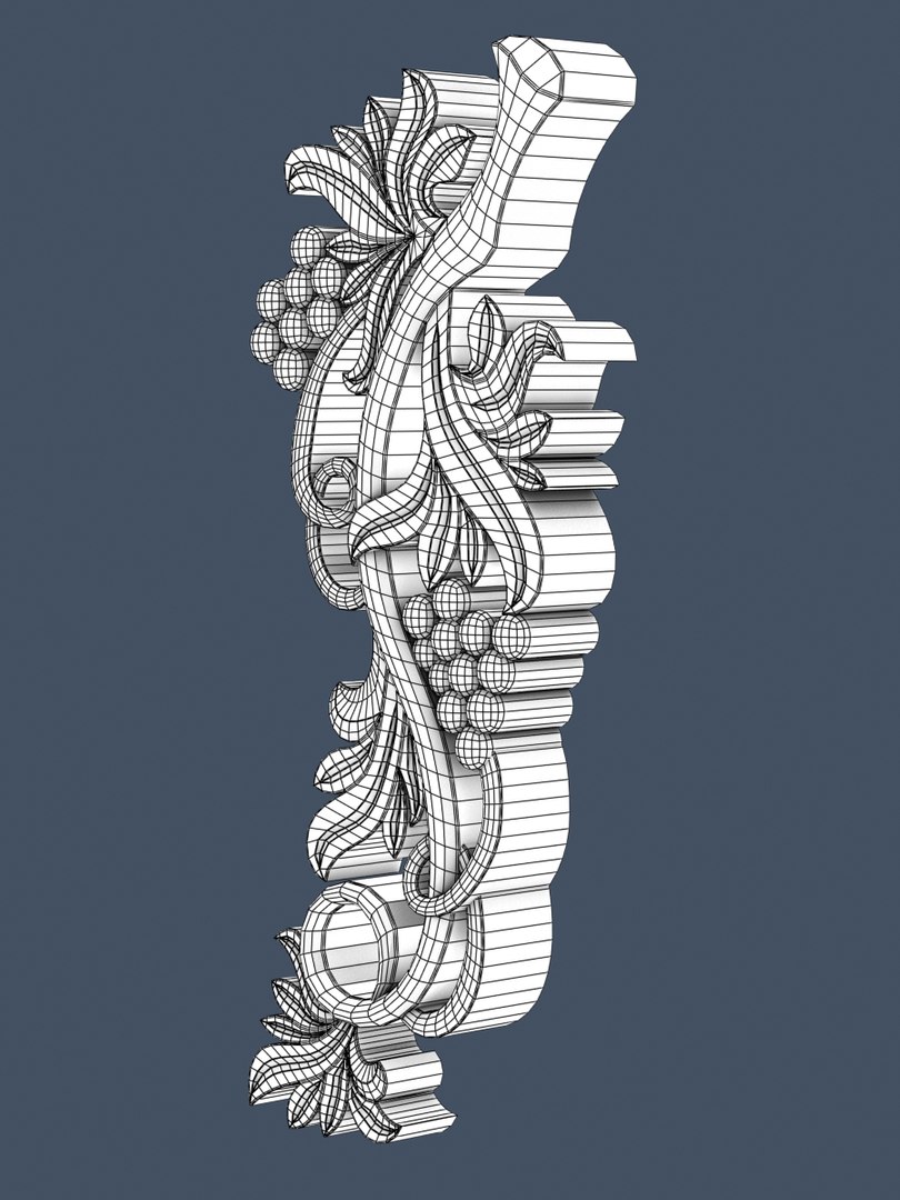 Decorative Scroll 3d Max