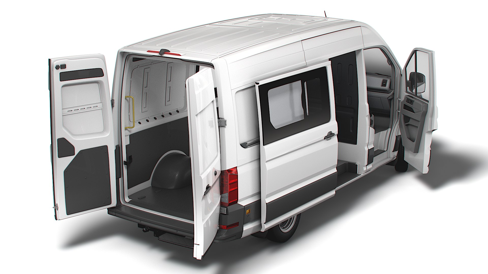 VW Crafter Combi L2H2 HQ Interior 3D - TurboSquid 2057217