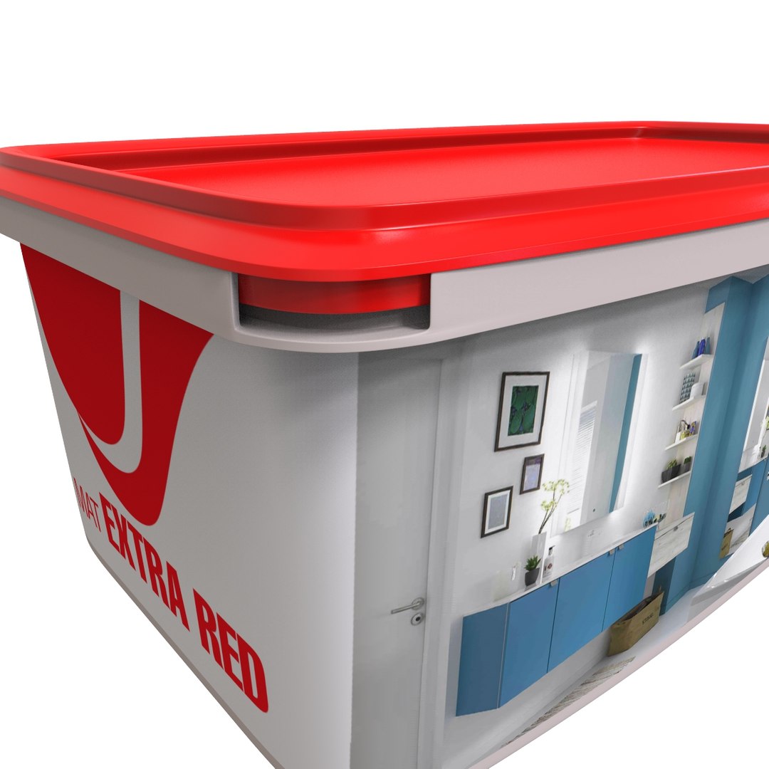 3d paint container