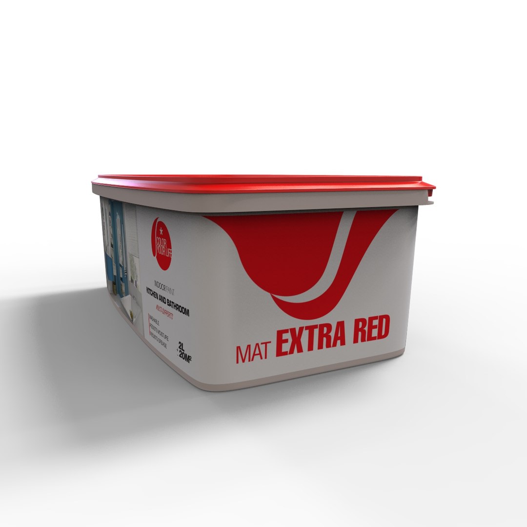 3d paint container