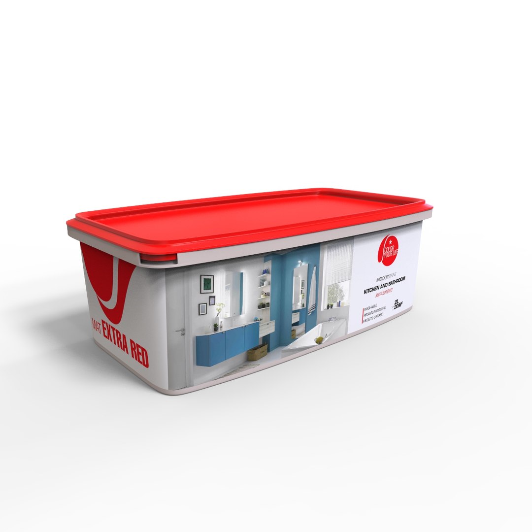3d paint container