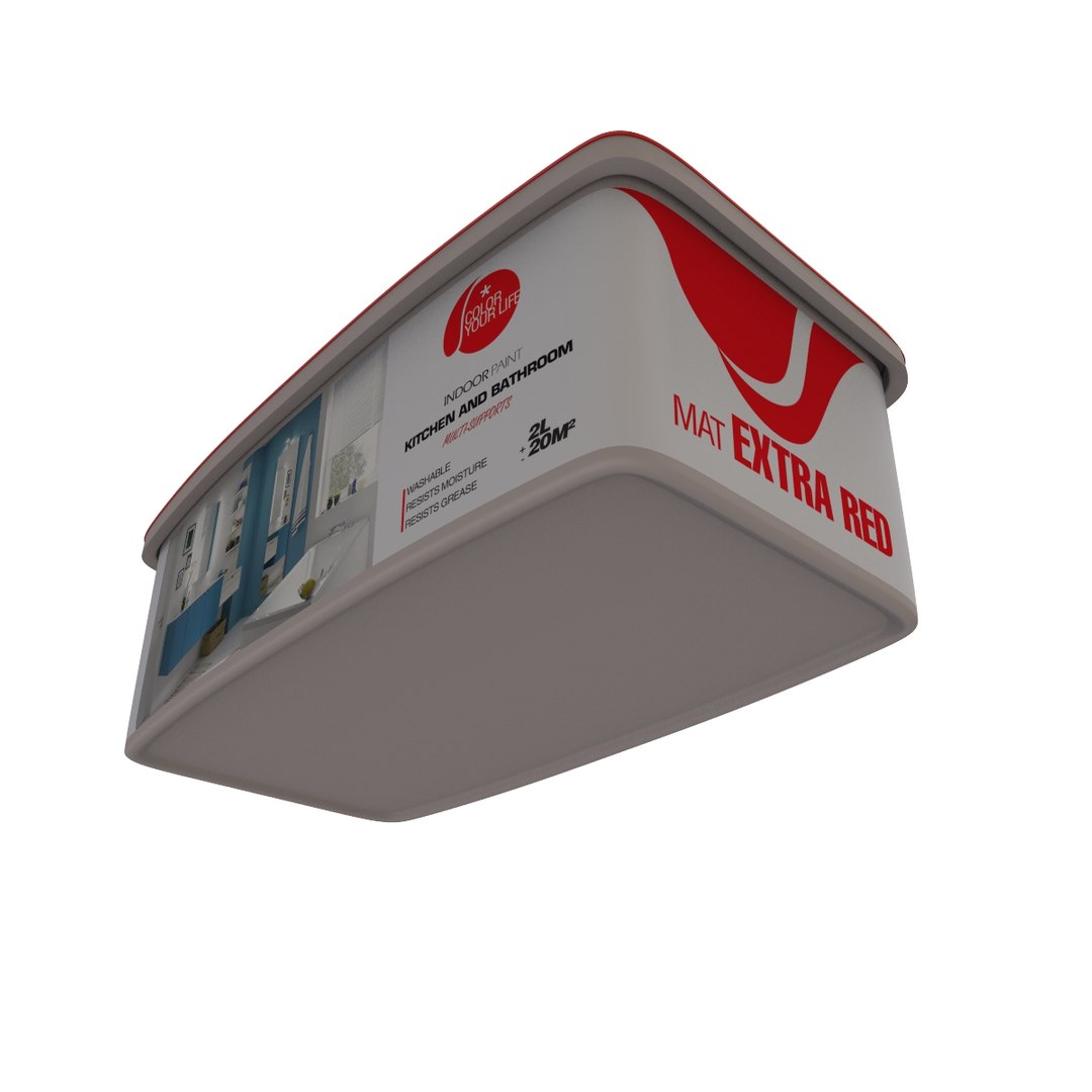 3d paint container
