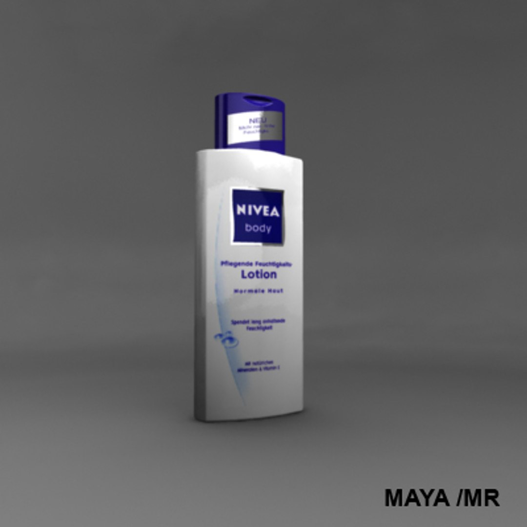 3d Nivea Body Lotion