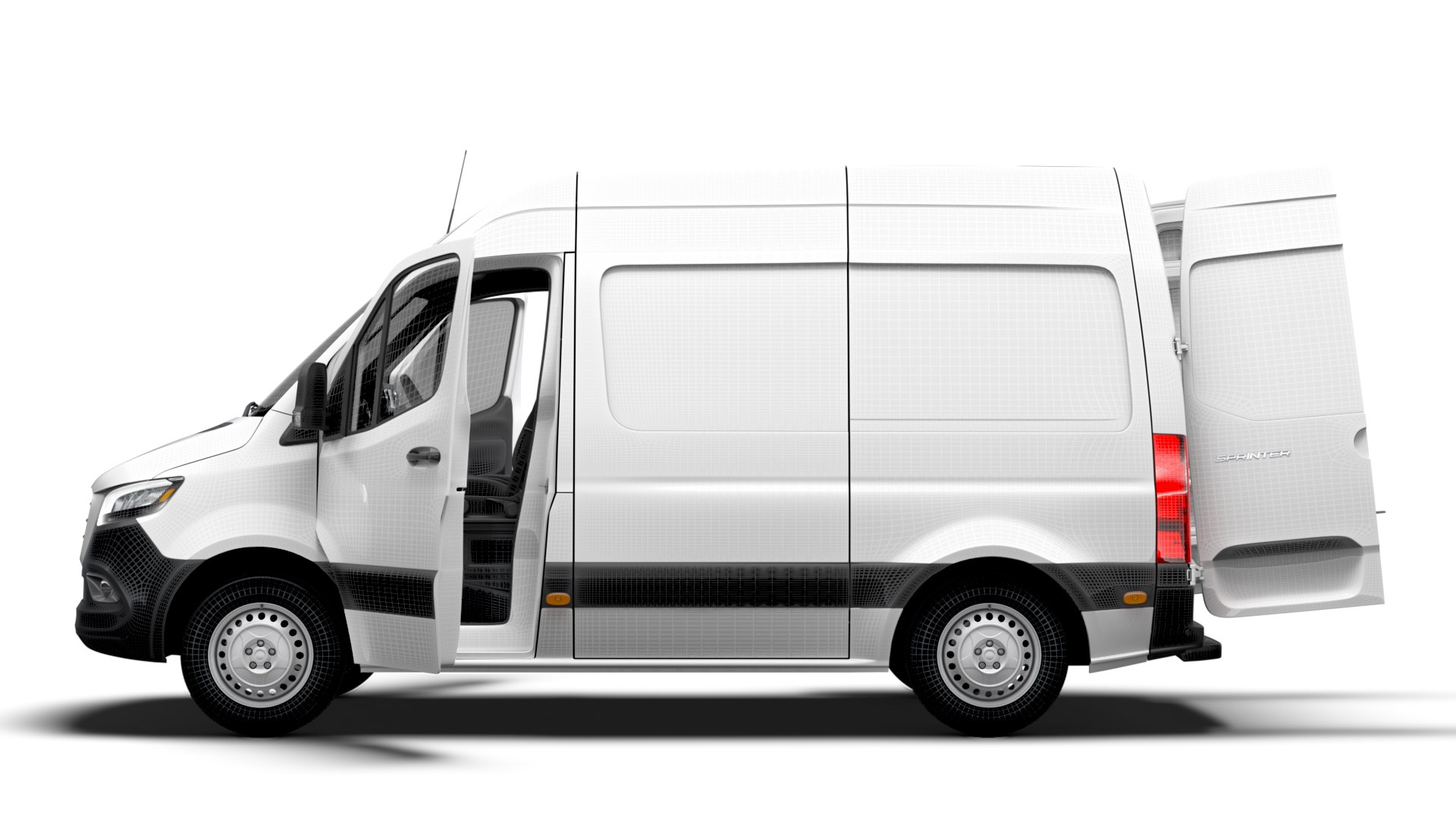 3D Freightliner Sprinter L1H2 FWD HQ Interior 2024 Model - TurboSquid ...