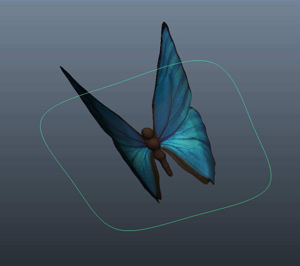 Rig Butterfly 3D Model - TurboSquid 1395705