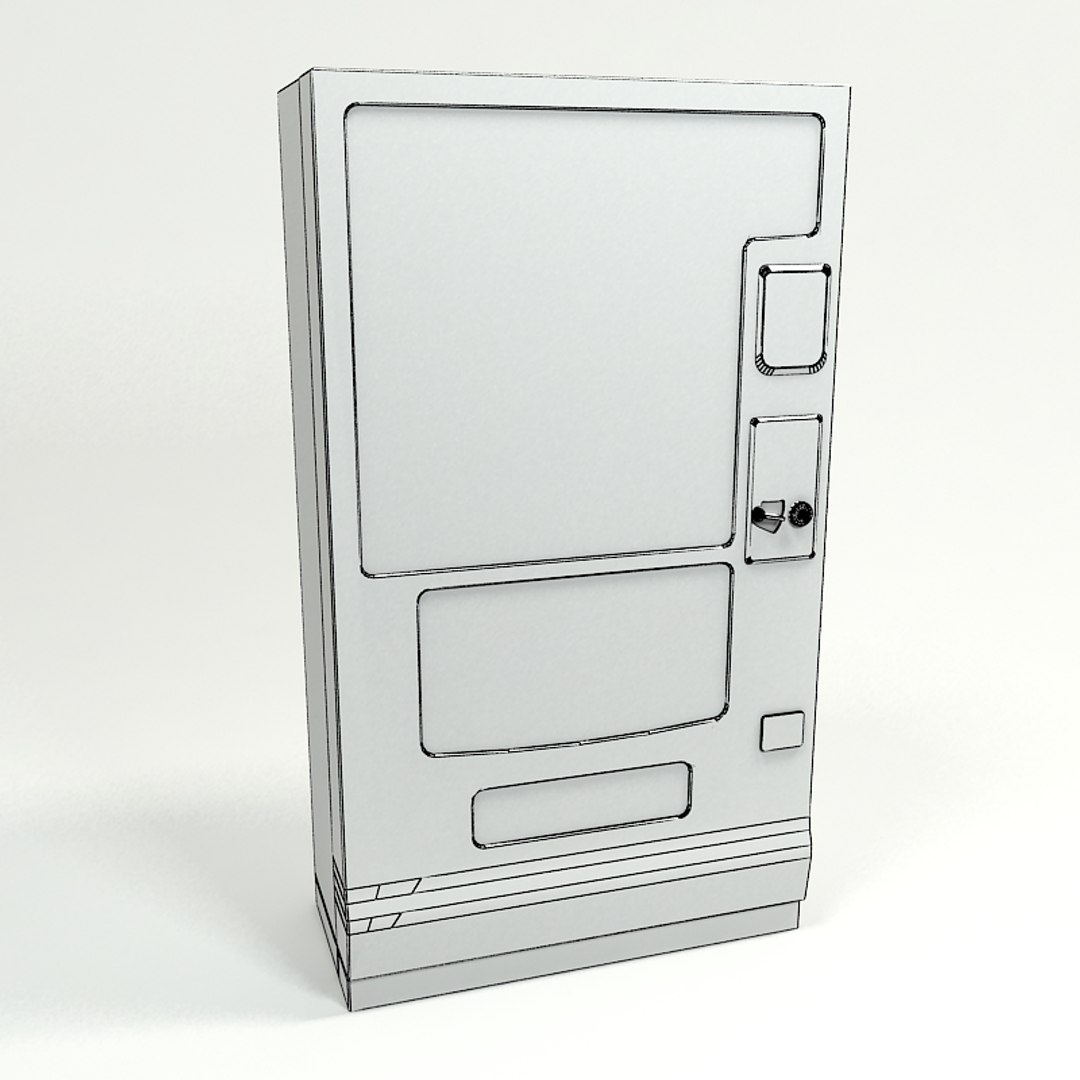 Tobacco Vending Machine 3d Max
