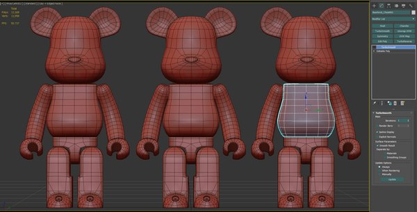 3D Bearbrick model - TurboSquid 1850409