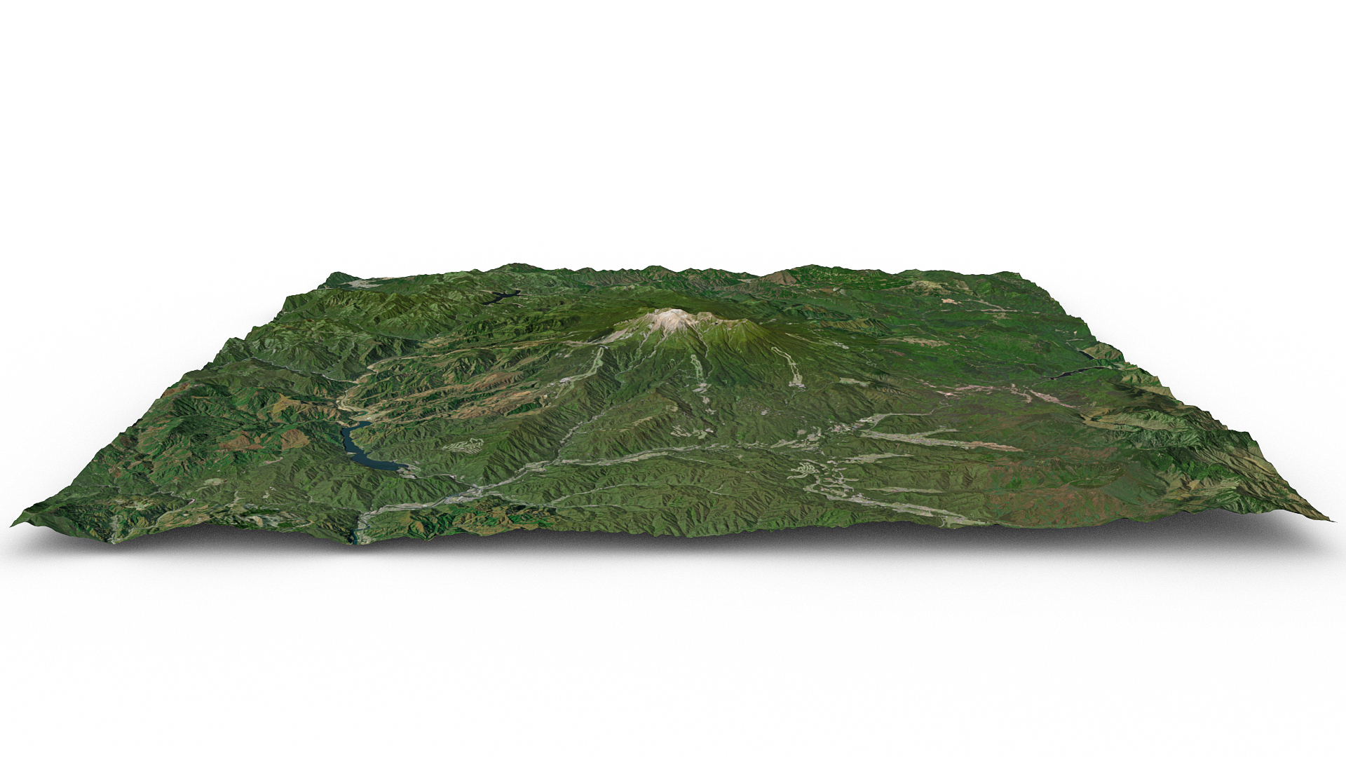 3D Mount Ontake Japan Highly detailed - TurboSquid 1946760