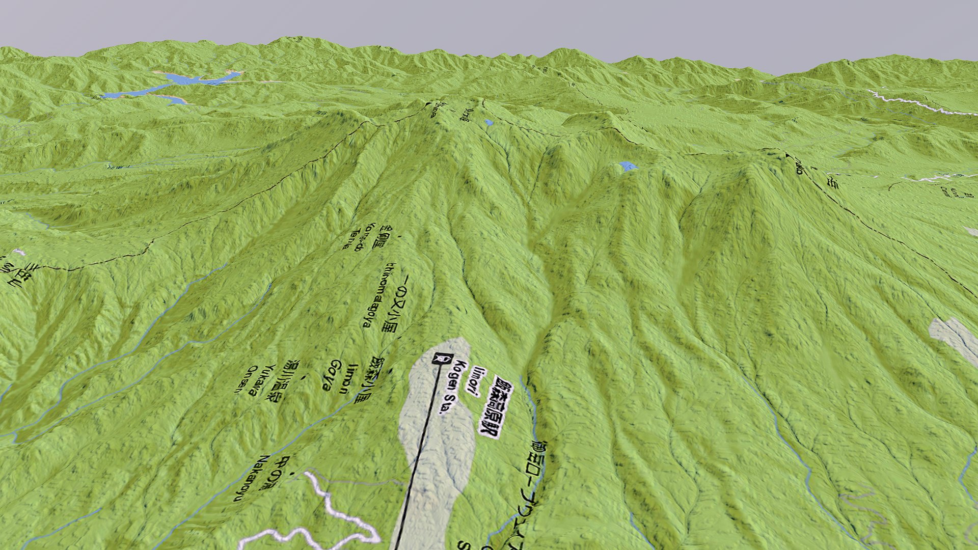 3D Mount Ontake Japan Highly detailed - TurboSquid 1946760