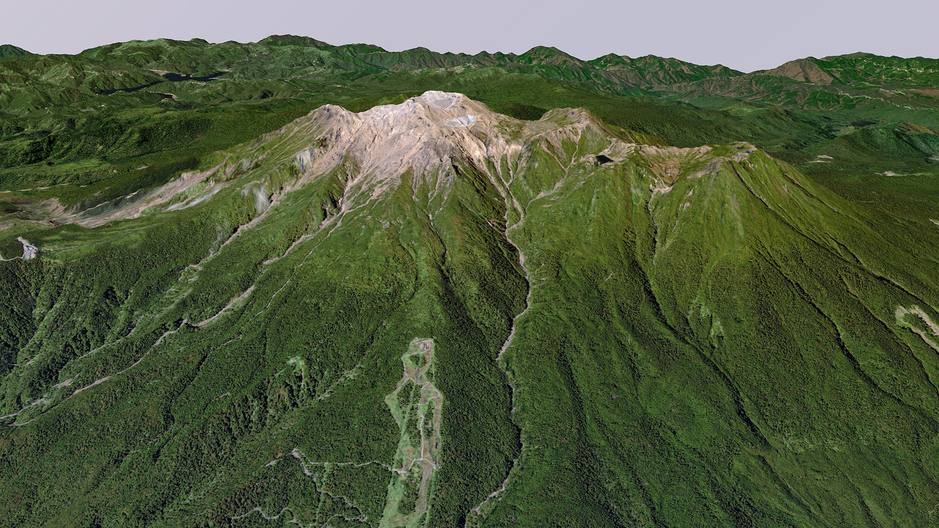 3D Mount Ontake Japan Highly detailed - TurboSquid 1946760