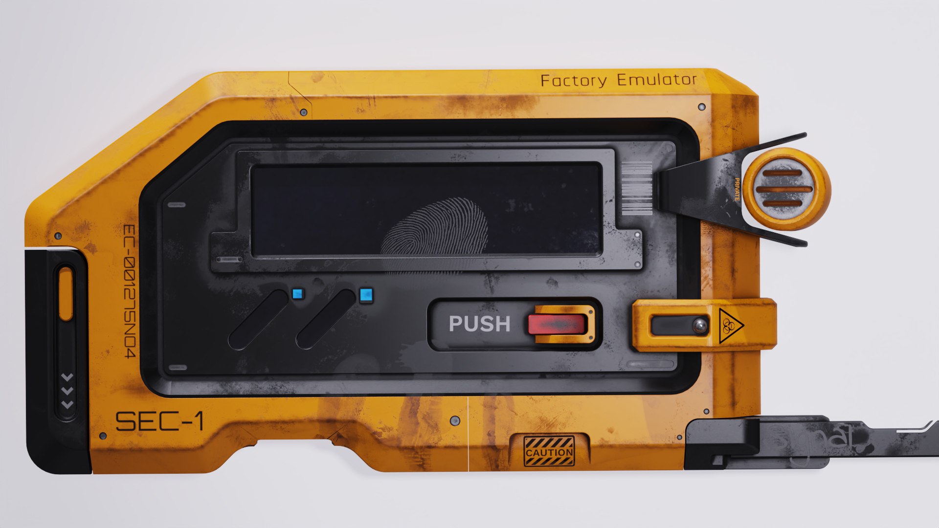 Sci-fi Controller V1 3D Model - TurboSquid 2137475