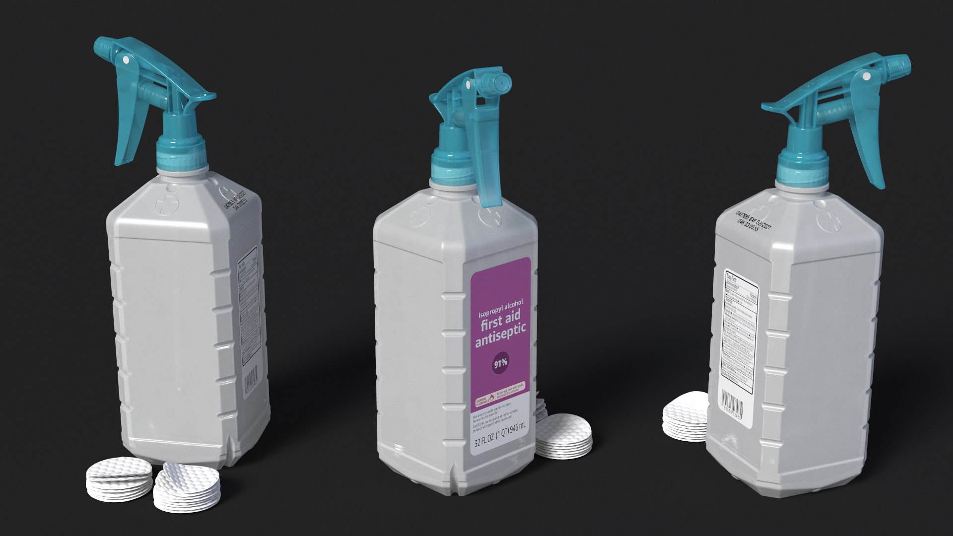 3D Isopropyl Alcohol Spray Bottle - TurboSquid 2297575