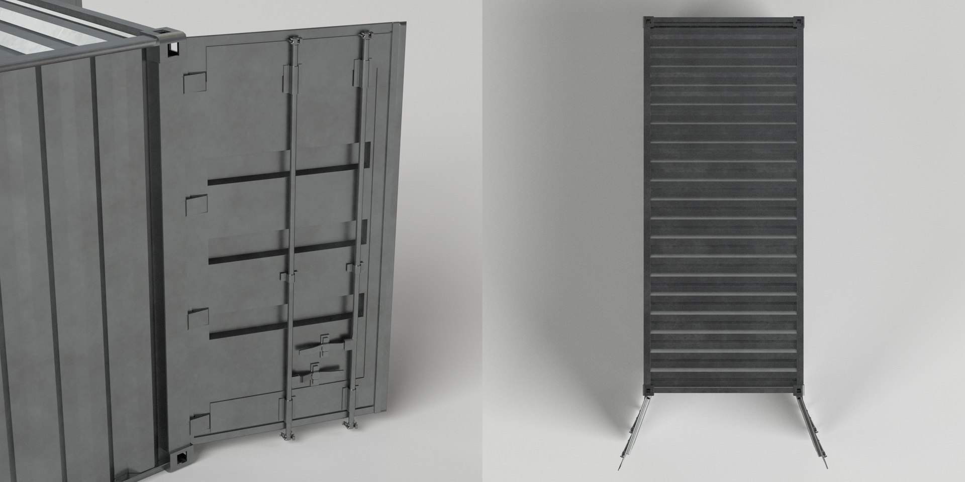 Open Shipping Container 3D Model - TurboSquid 1333361