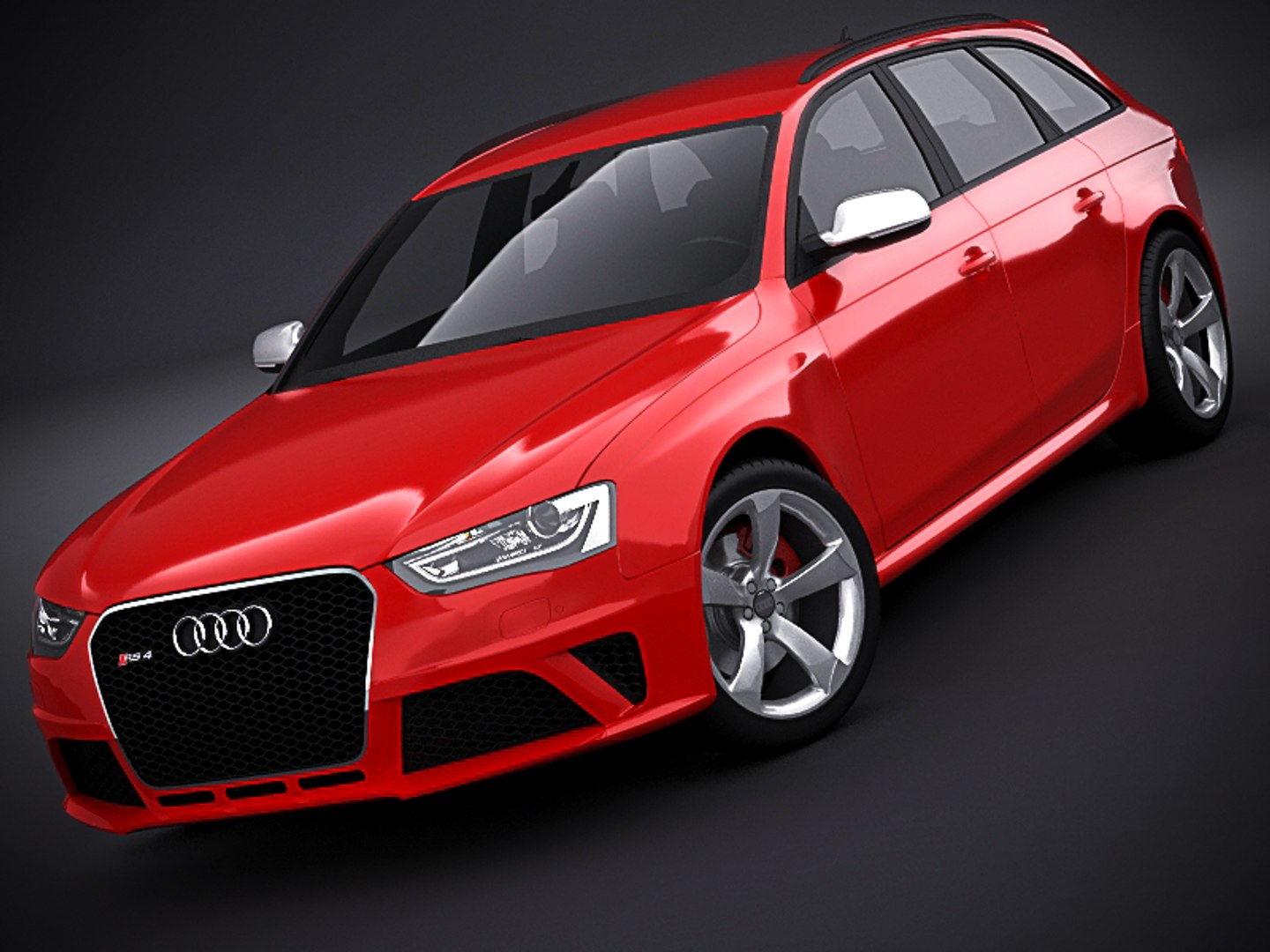3d model audi rs4 2013