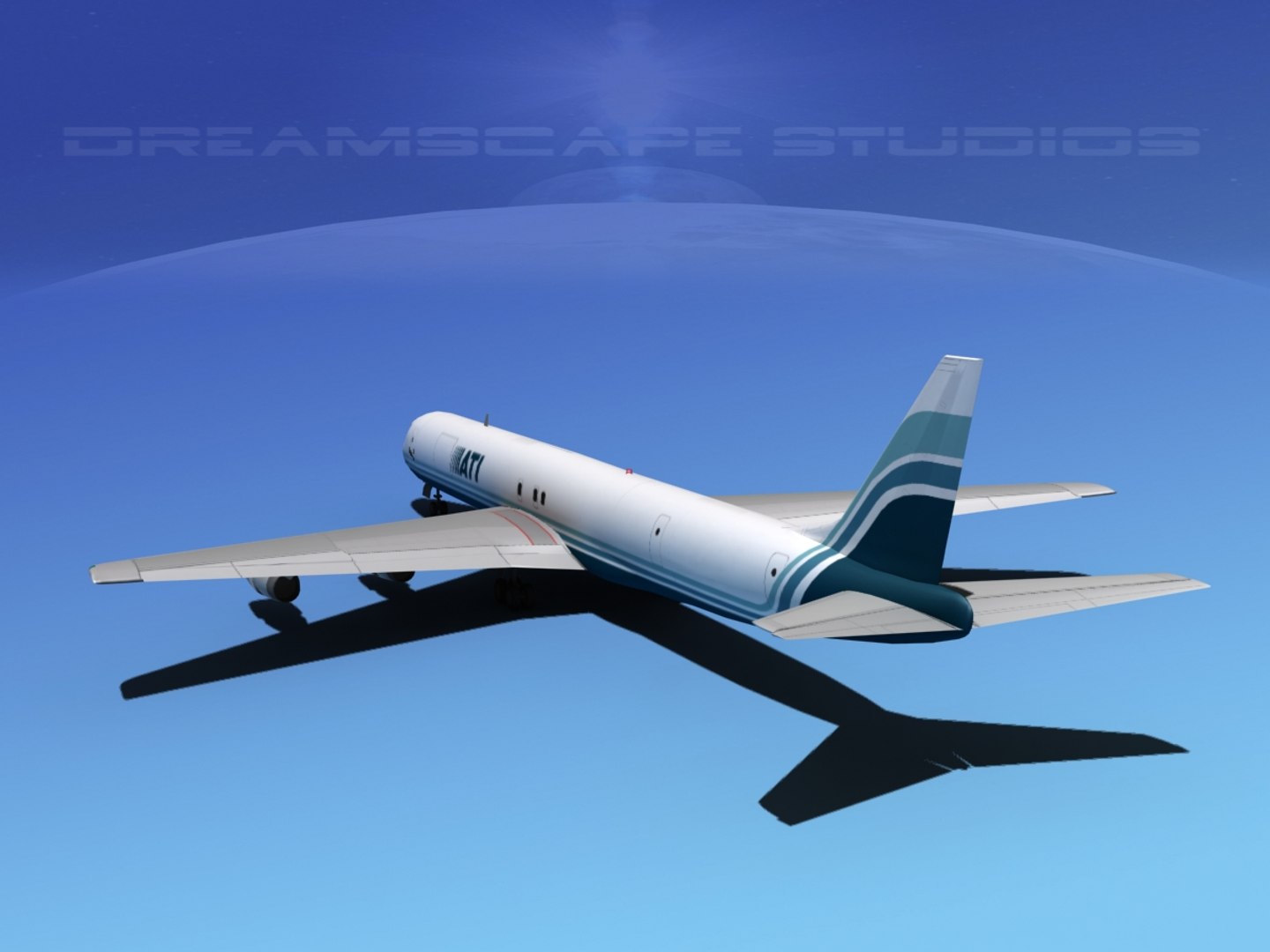 Douglas Dc-8 3d Model