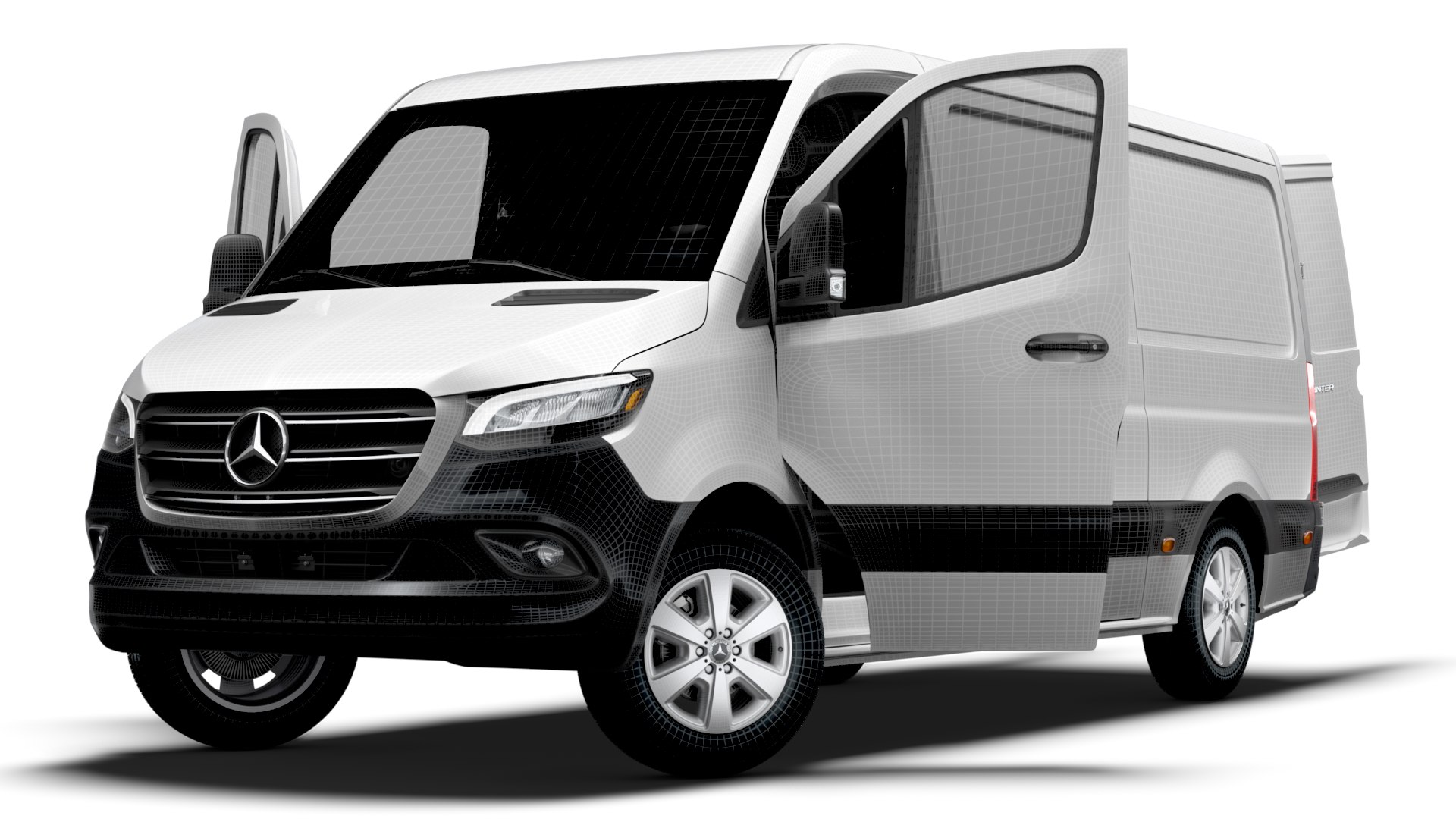 3D Mercedes Benz Sprinter L2H1 RWD HQ Interior 2025 - TurboSquid 2292929