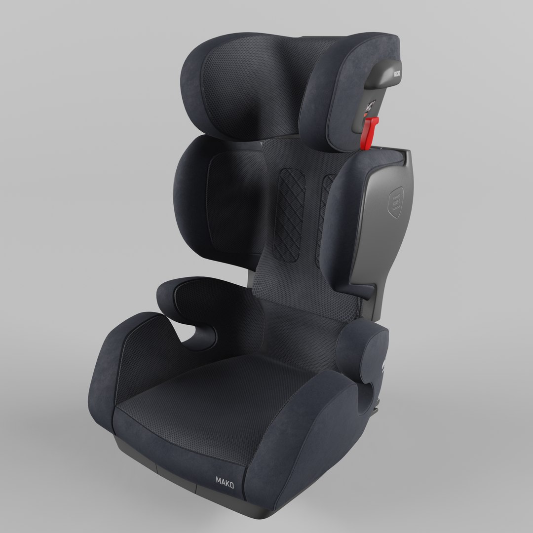 3D Recaro MAKO Children Car Seat Core Performance Black Model ...