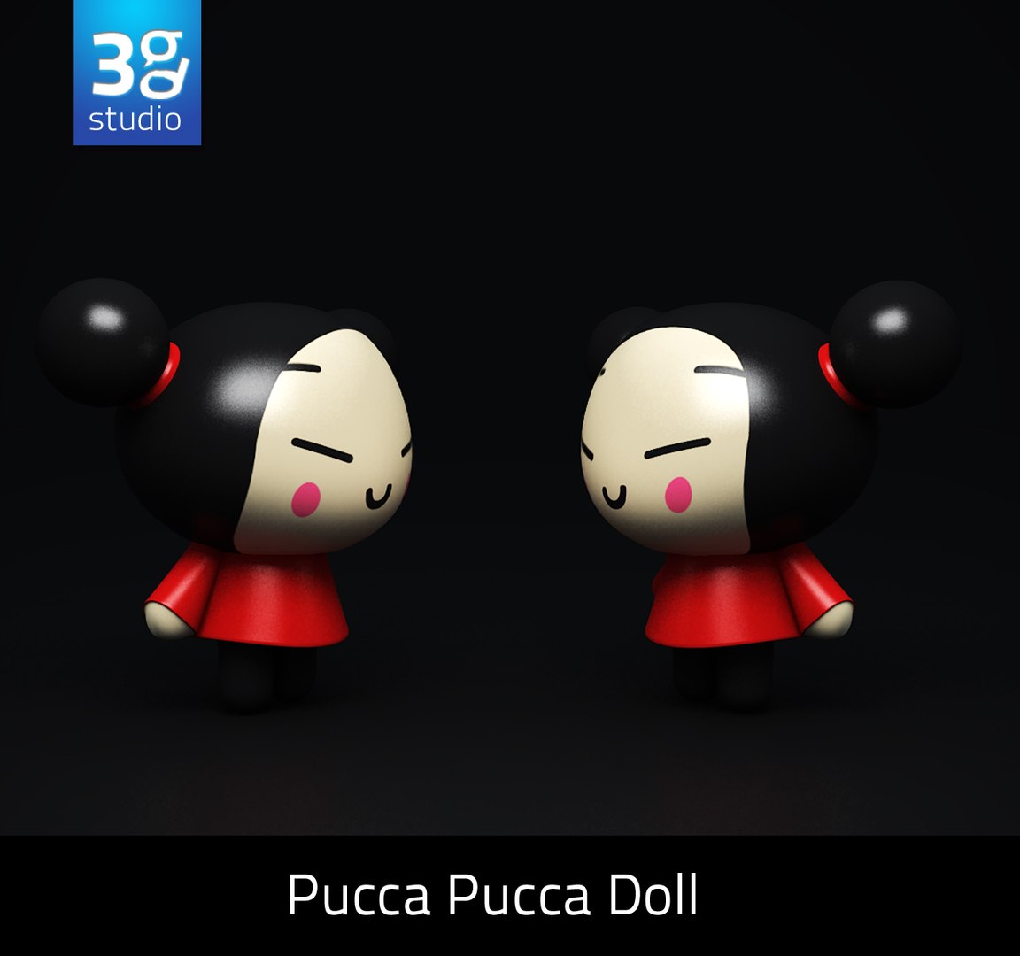 3ds Max Pucca Doll Animation