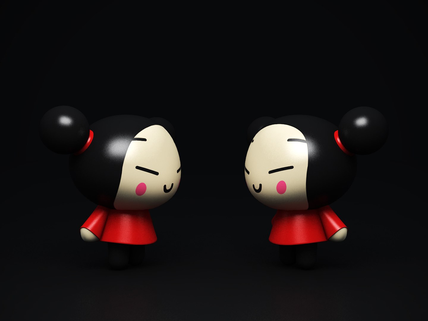 3ds Max Pucca Doll Animation